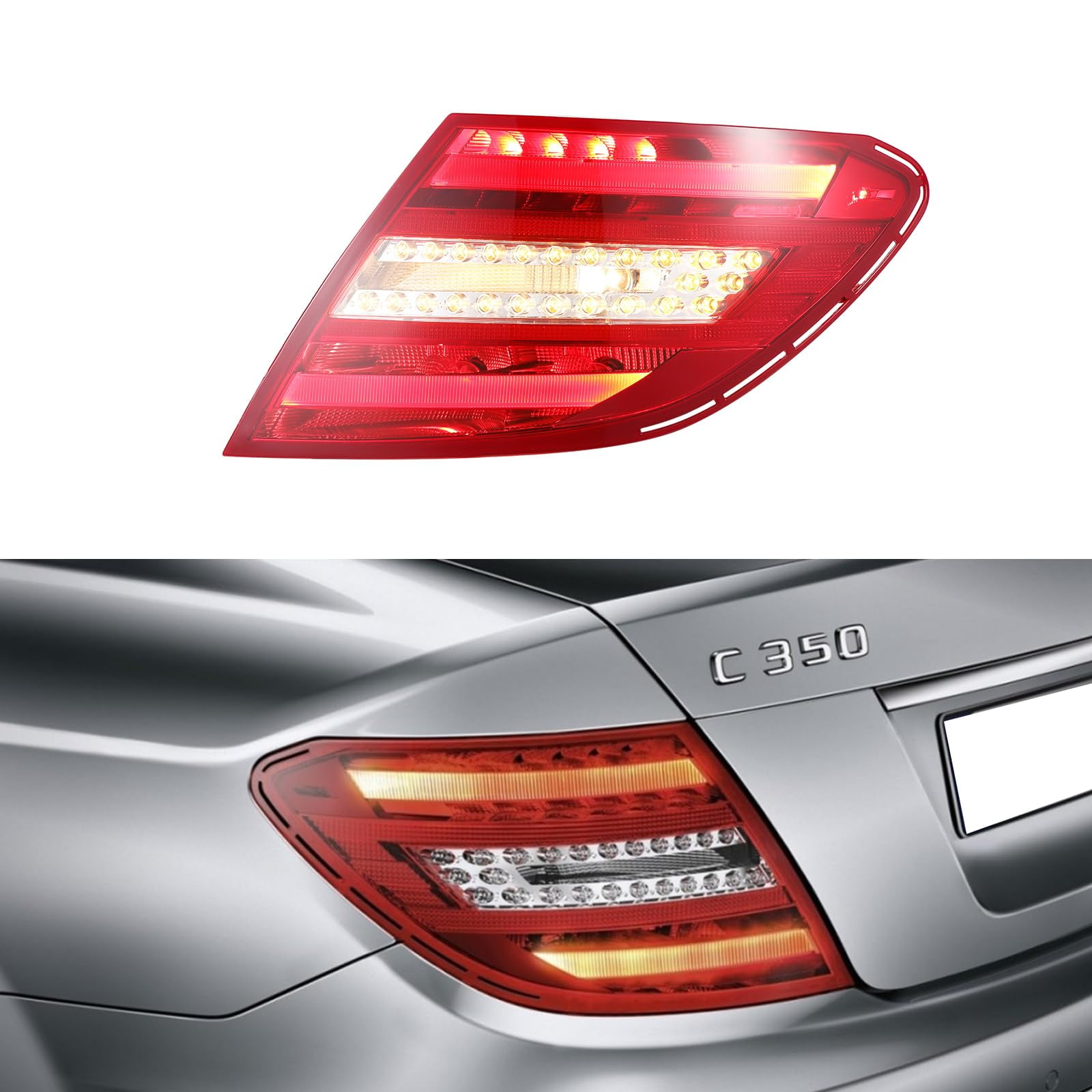 BINB ROAD Halogen Tail Light Assembly Rear Tail Light 2049060703 ...