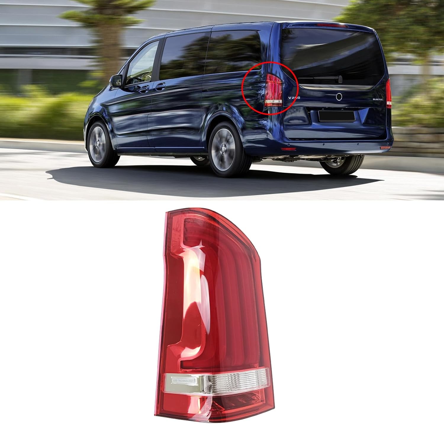 BINB ROAD LED Tail Light Assembly Left Driver Side 4478200564 ...