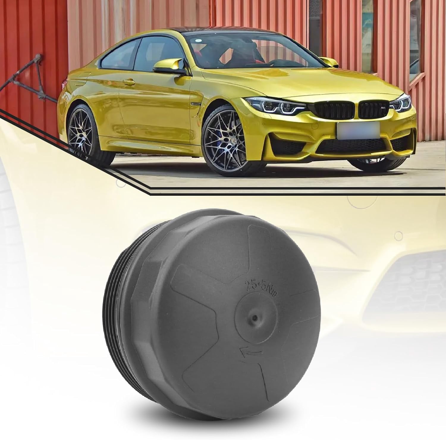 BINB ROAD Oil Filter Housing Cap Cover 11427525334 Compatible with BMW ...