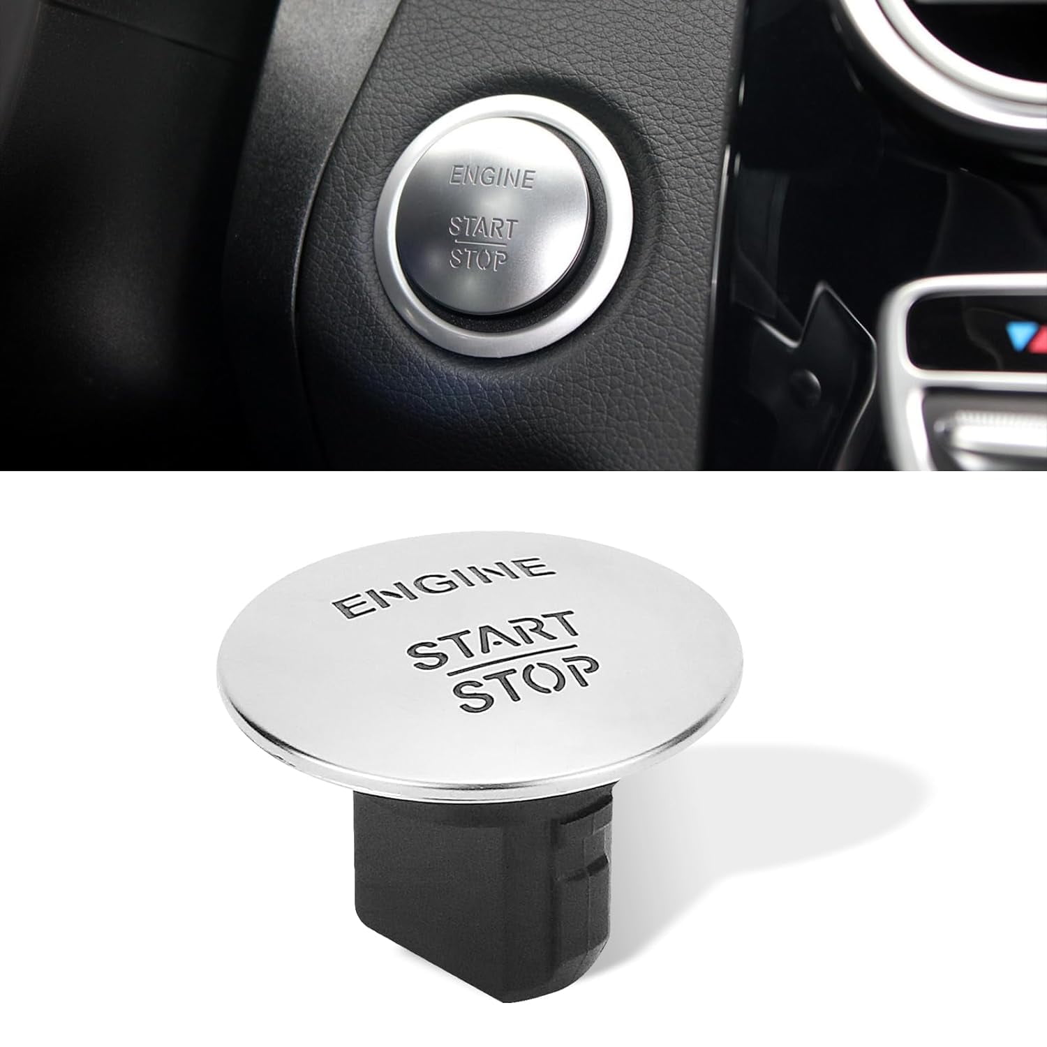 BINB ROAD Push Start Button 2215450714 Compatible with Mercedes Benz ...