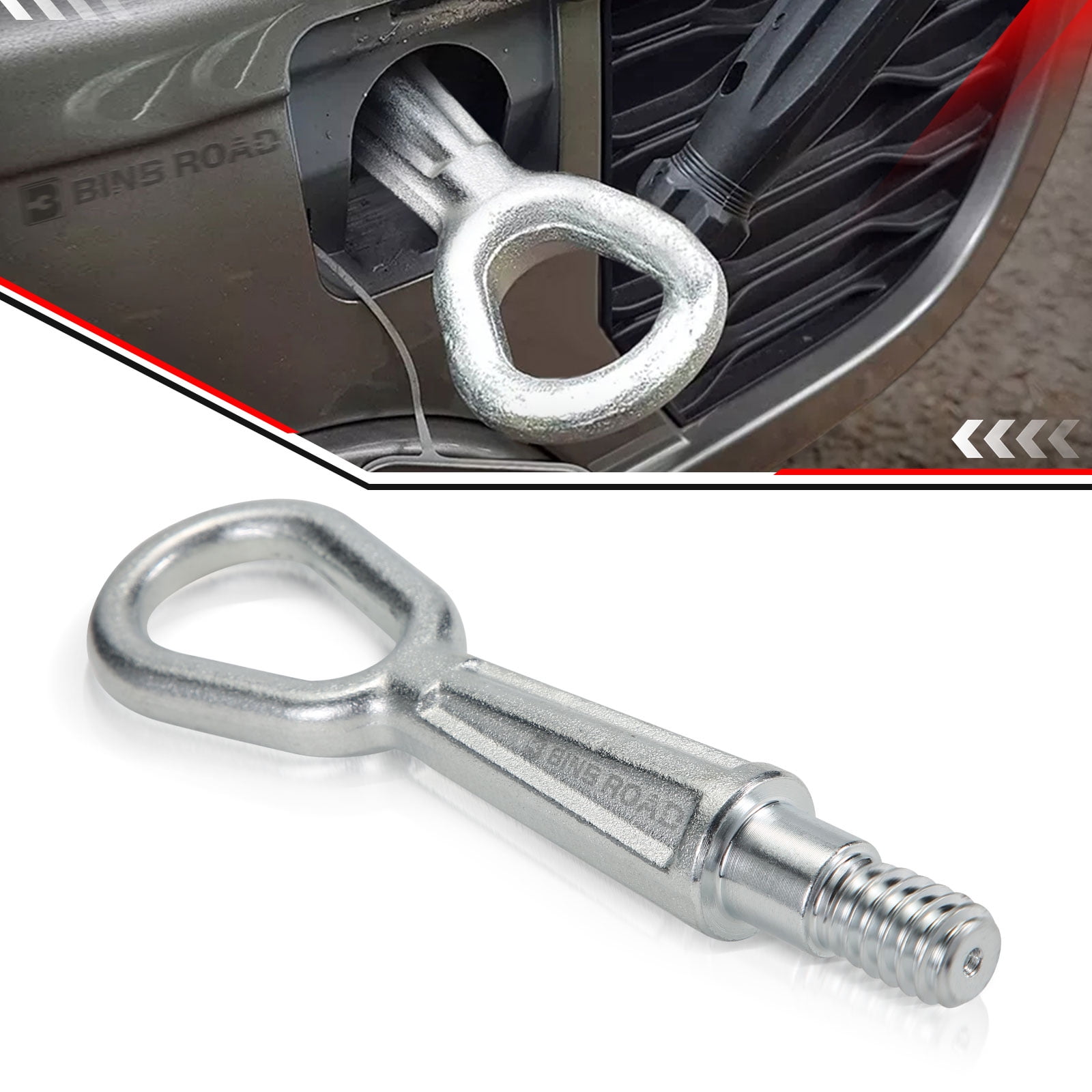 BINB ROAD Tow Hook Tow Eye 72157070643 51114336605 Compatible with BMW ...
