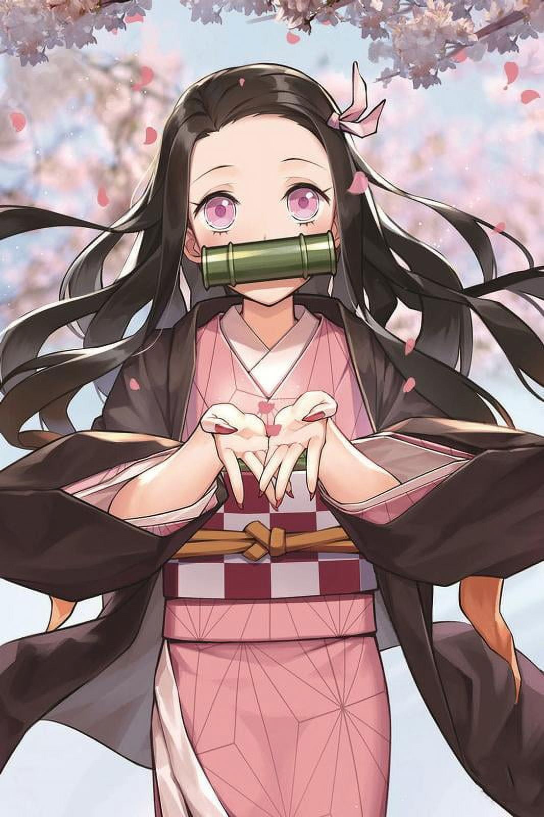 BINFA Artist Kamado Nezuko 12 x 18 Framed Demon Slayer Poster - Walmart.com