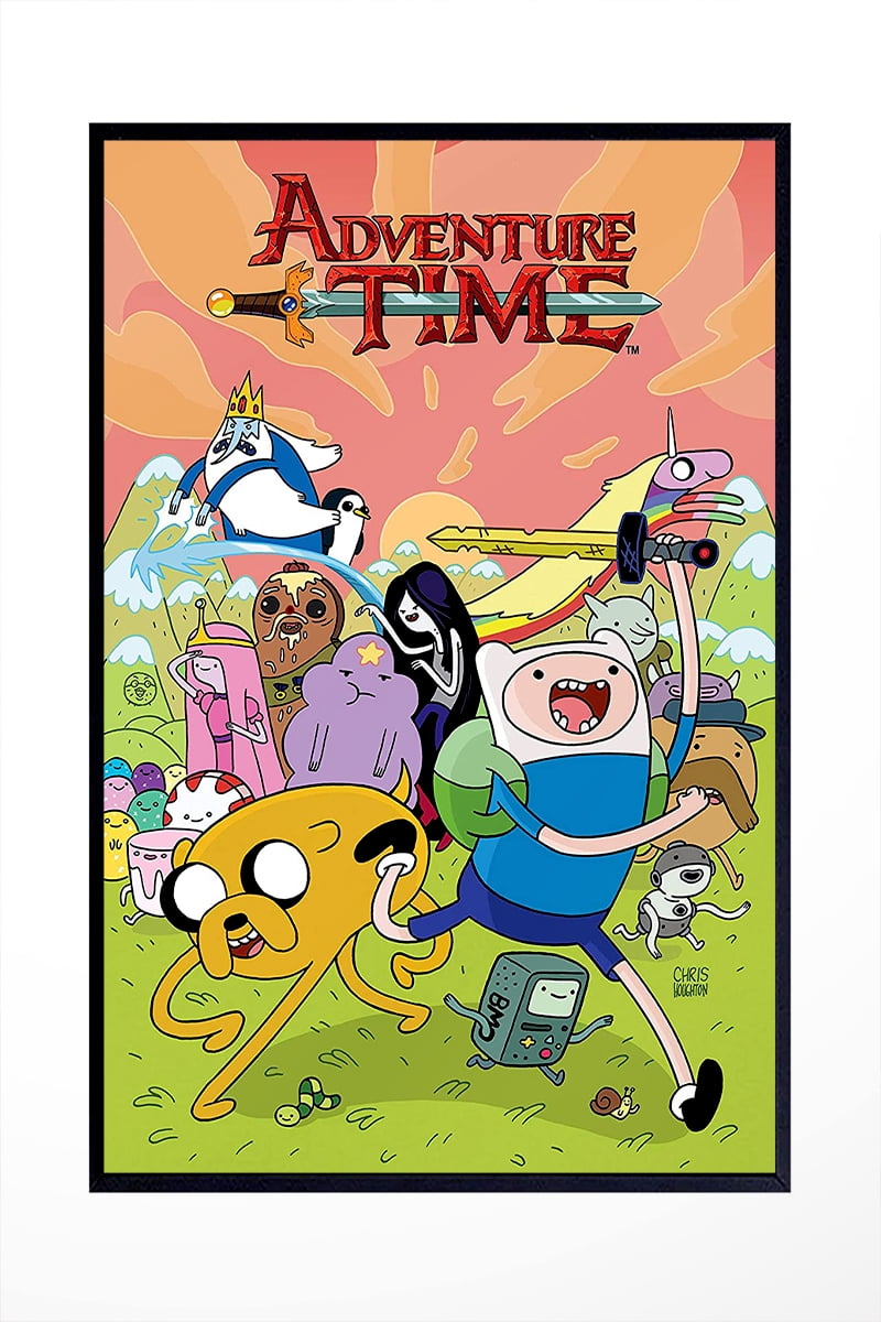 BINFA-Wall Art Anime Cartoons Adventure Time Wall Art Print 12 in x 18 ...