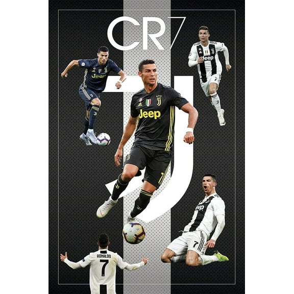 CR7 Cristiano Ronaldo Poster | Soccer Sport Wall Art | Motivational ...