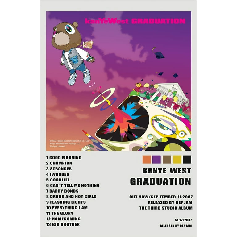 Kanye West Graduation Tracklist Kanye West Graduation Rapper Music