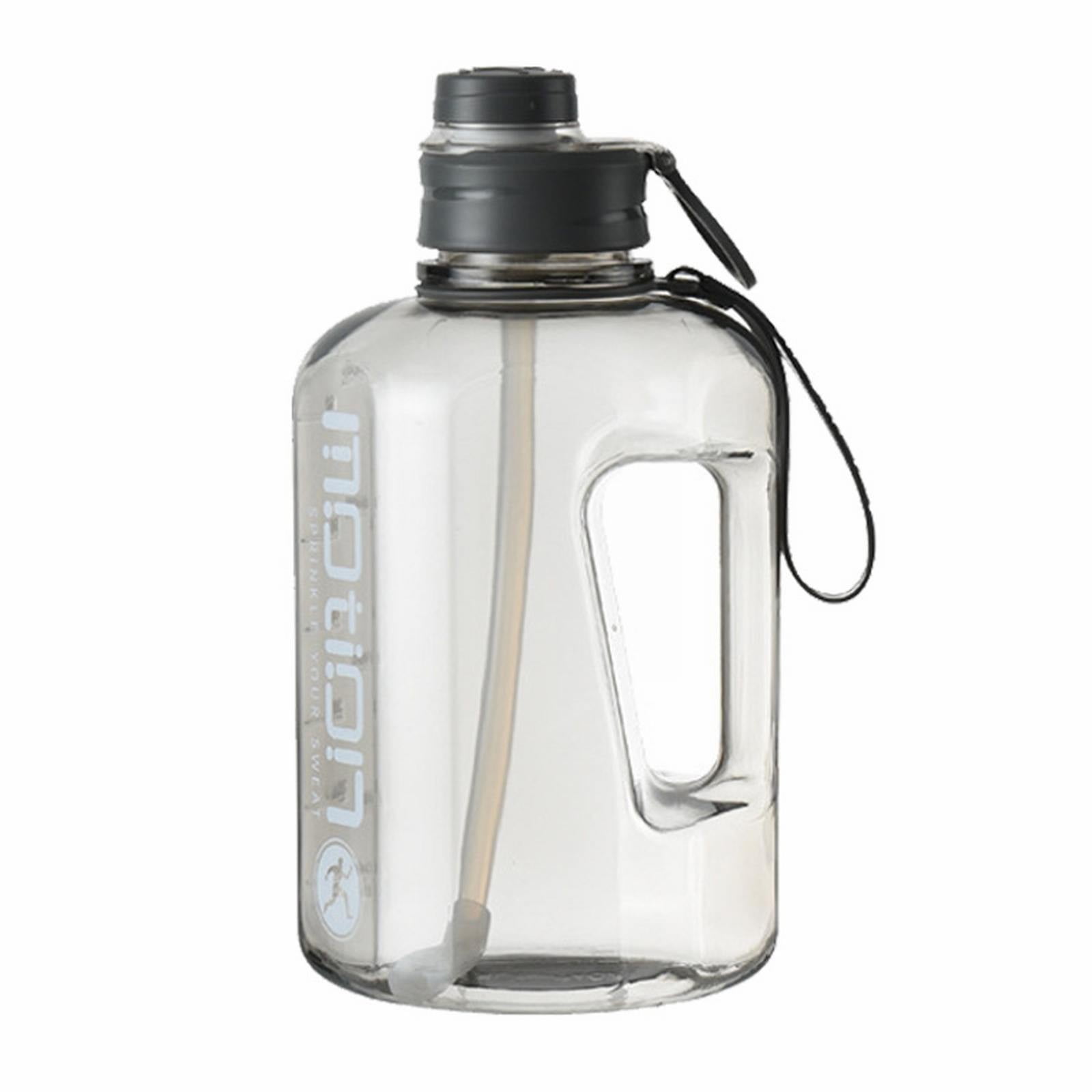 BINGLI 1.6 Liter Water Bottle with Handle, Large Motivational Jug for ...