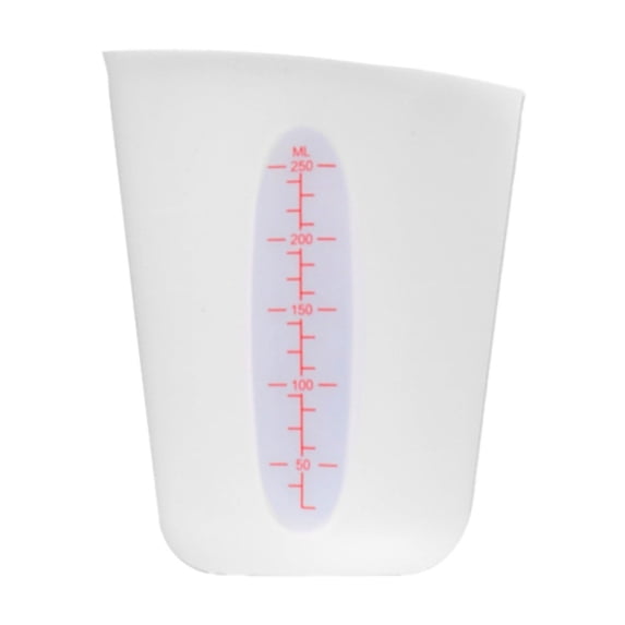 BINGLI 1 Pack Soft Silicone Measuring Cups with Marked 250/500ml ...