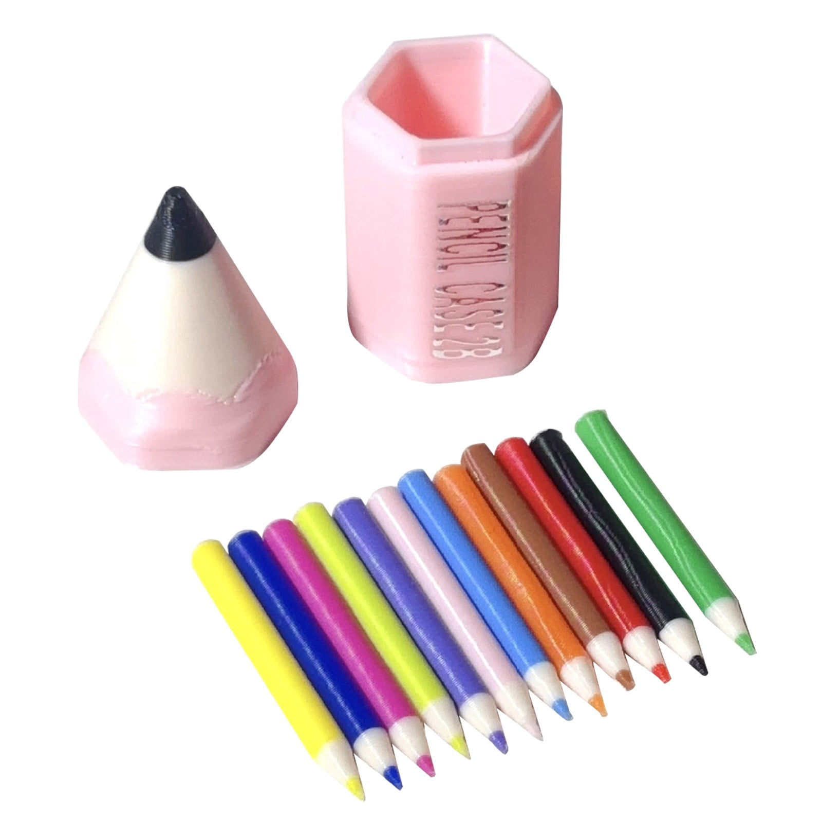 BINGLI 13-Piece Mini Colored Pencil Set for Dollhouses and DIY ...
