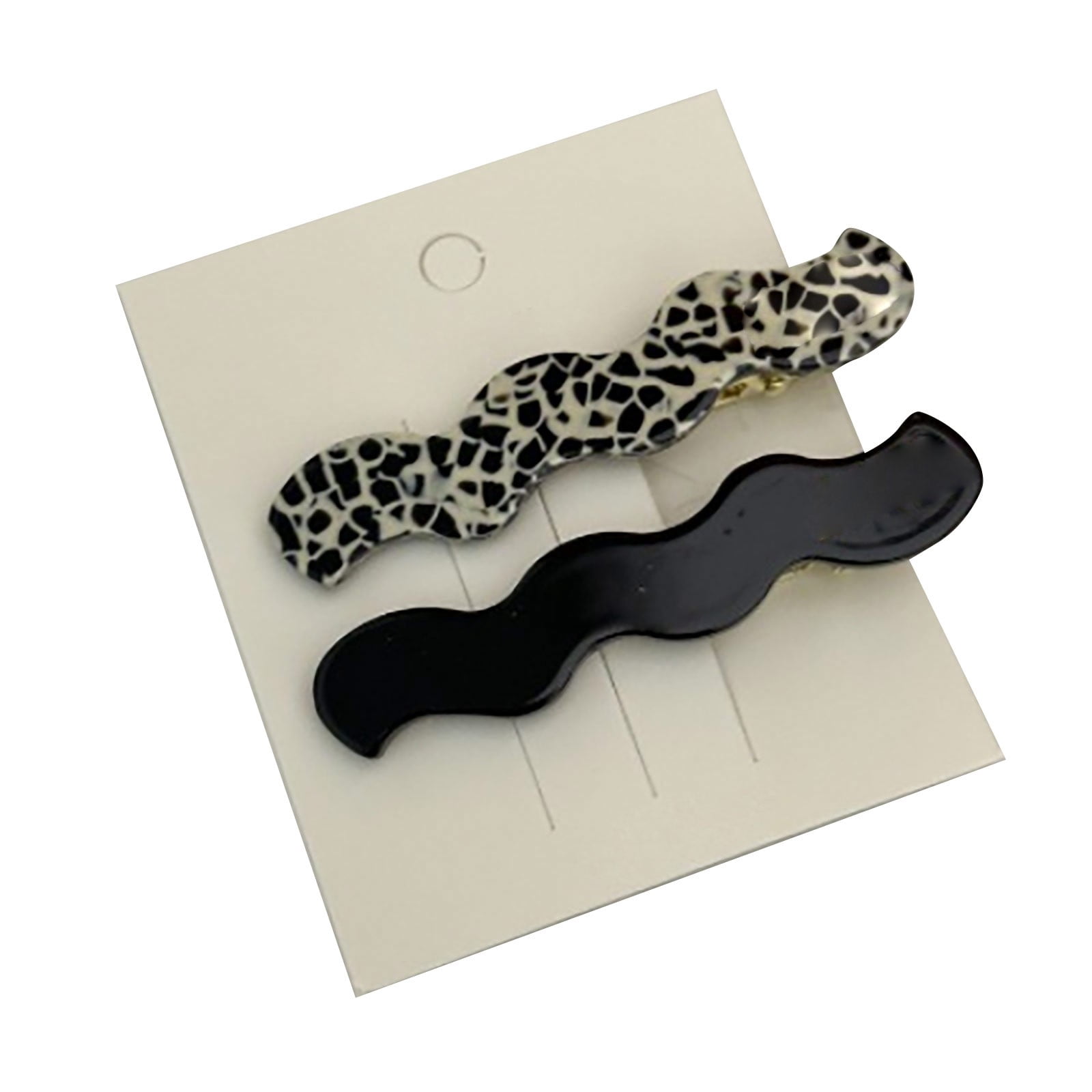 BINGLI 2 Pack Retro Simple Acetic A Word Hairpin Female Side Broken ...