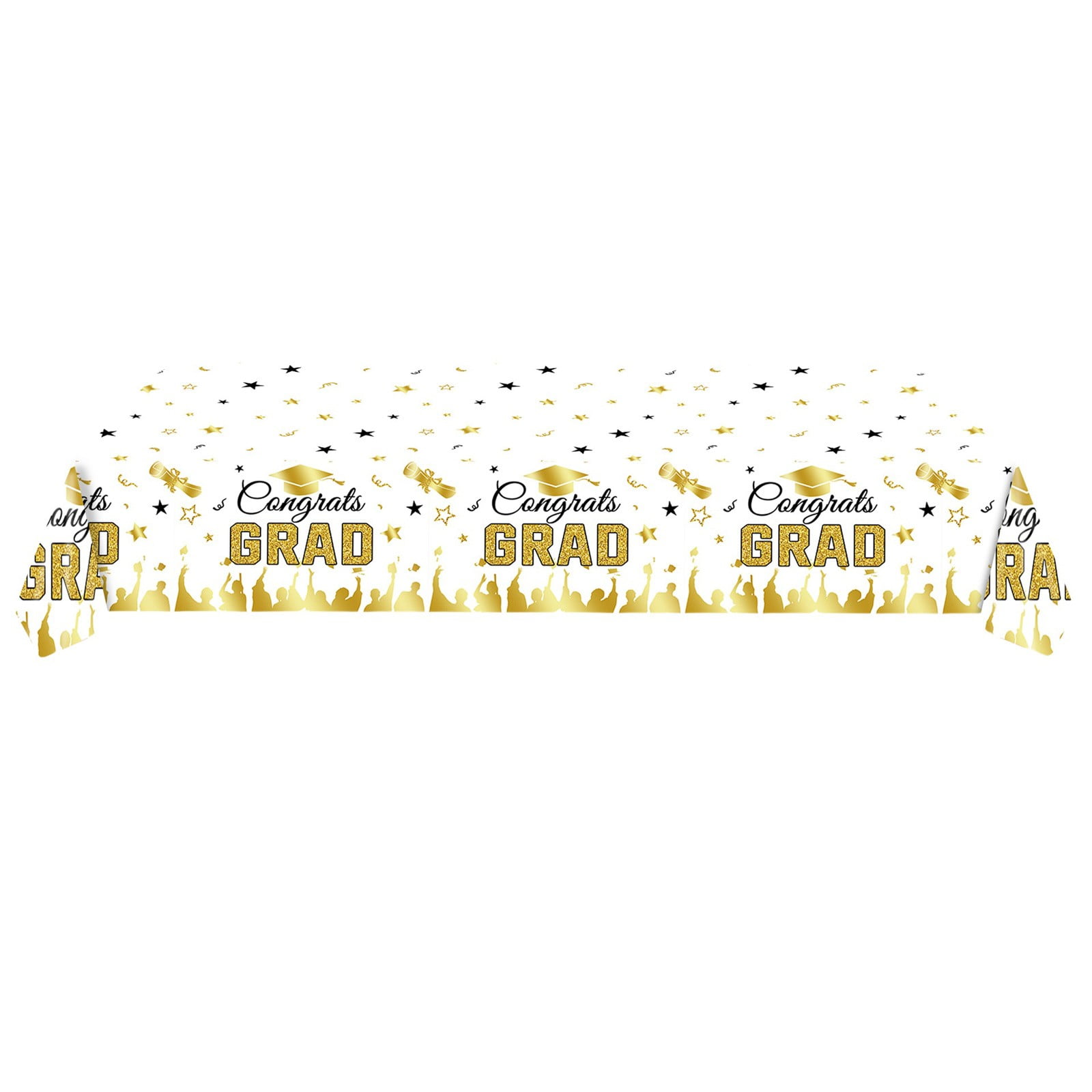 BINGLI 2025 Graduation Tablecloth Disposable - School Party Desk Decor ...