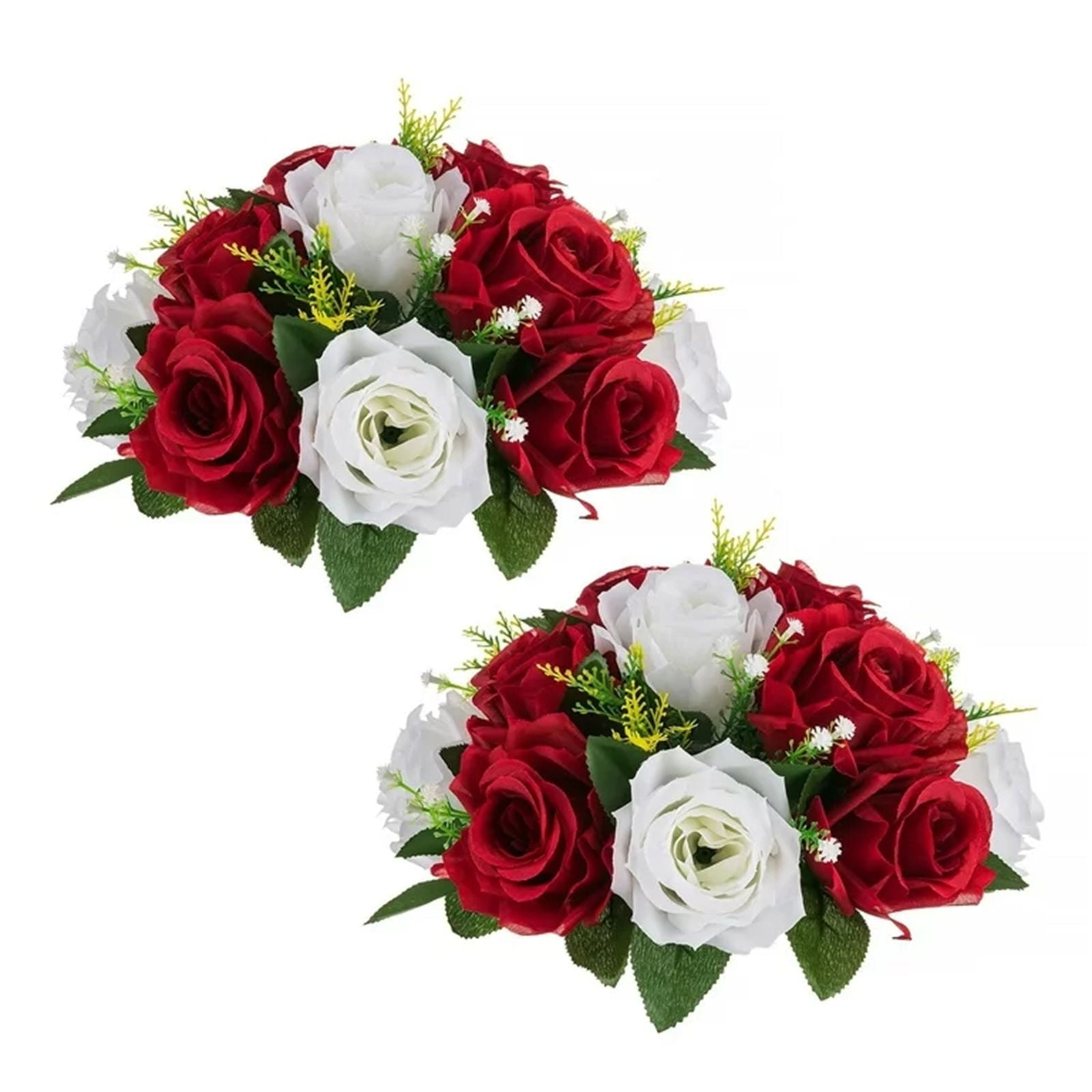 BINGLI 2pc Road Flower Main Table Flower Silk Flower Flower Bal’l ...