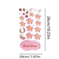 BINGLI 3D Puffy Stickers, 3 Sheets 40+ PCS Mini Kawaii Resin Decorative ...