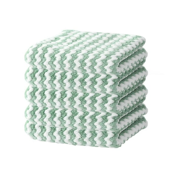 BINGLI 5/10/20PACK Kitchen Cleaning Cloths, Microfiber Dish Cloths: All ...