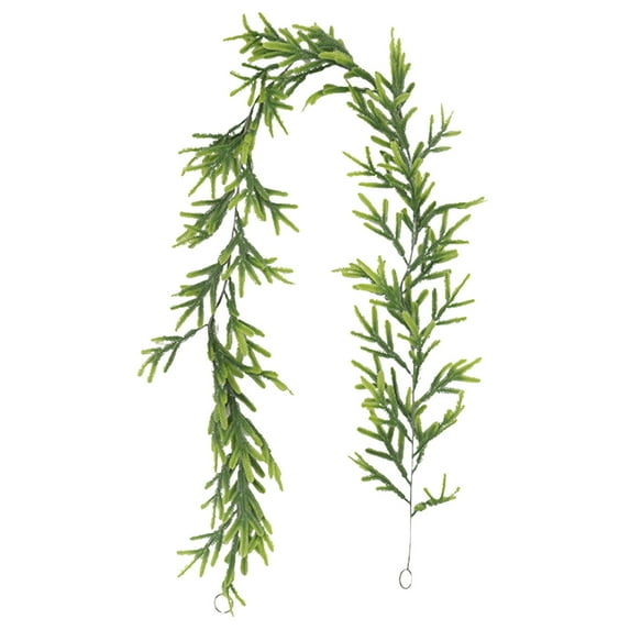 BINGLI 70.87 Inch Garland Single Fork Natural Garland Artificial ...