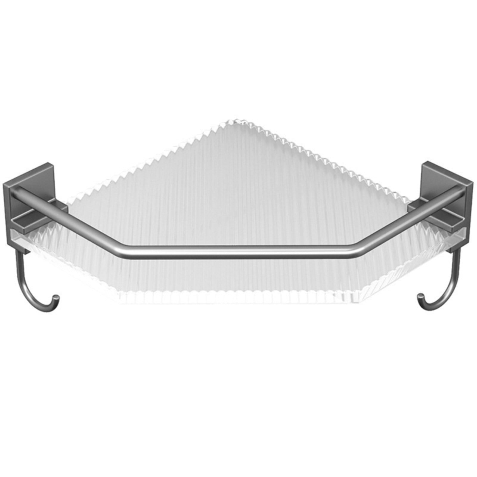 Bingli Acrylic Corner Shower Shelves Clear Adhesive Shower Caddy Suction Cup For Tile Walls