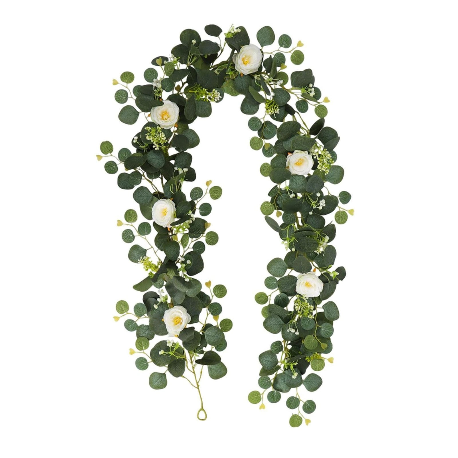 BINGLI Artificial Vines Garland With Flowers Hanging Plants Greenery ...