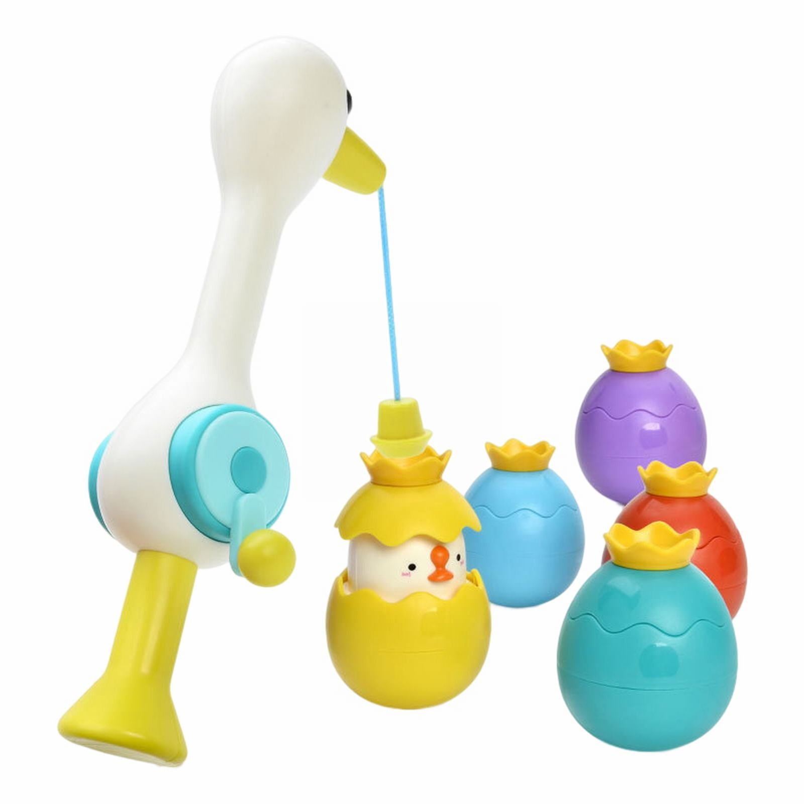 BINGLI Bath Fishing Game Toy Set - Interactive Water Shower Play with 5 ...