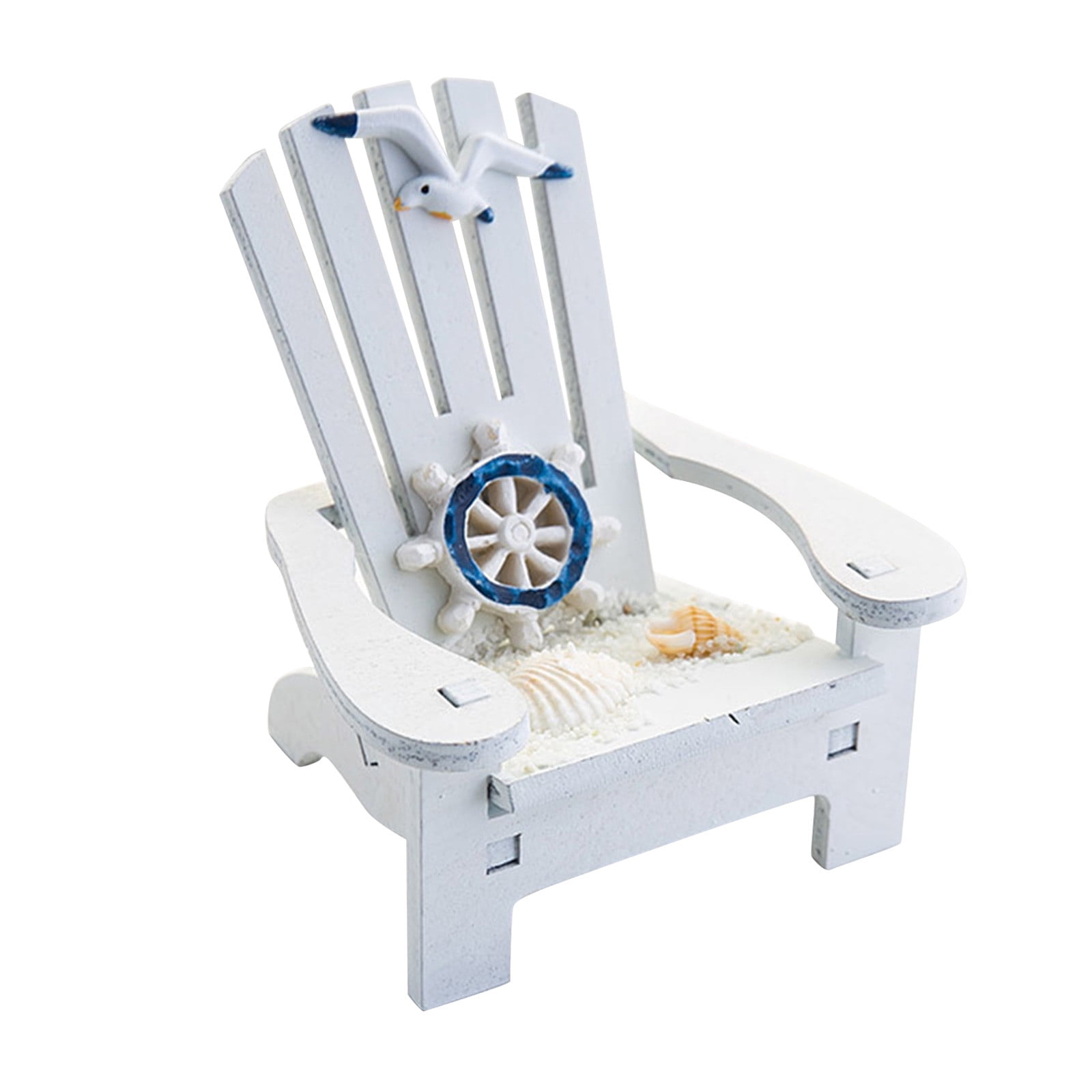 BINGLI Beach-Themed Miniature Beach Chair – Nautical Starfish and ...