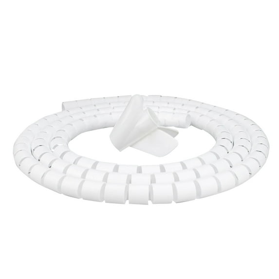 BINGLI Black Spiral Winding Cable Management Pipe Wire Wrap Line Coiled ...