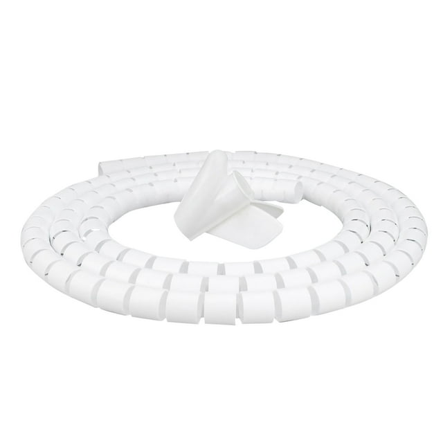 BINGLI Black Spiral Winding Cable Management Pipe Wire Wrap Line Coiled ...