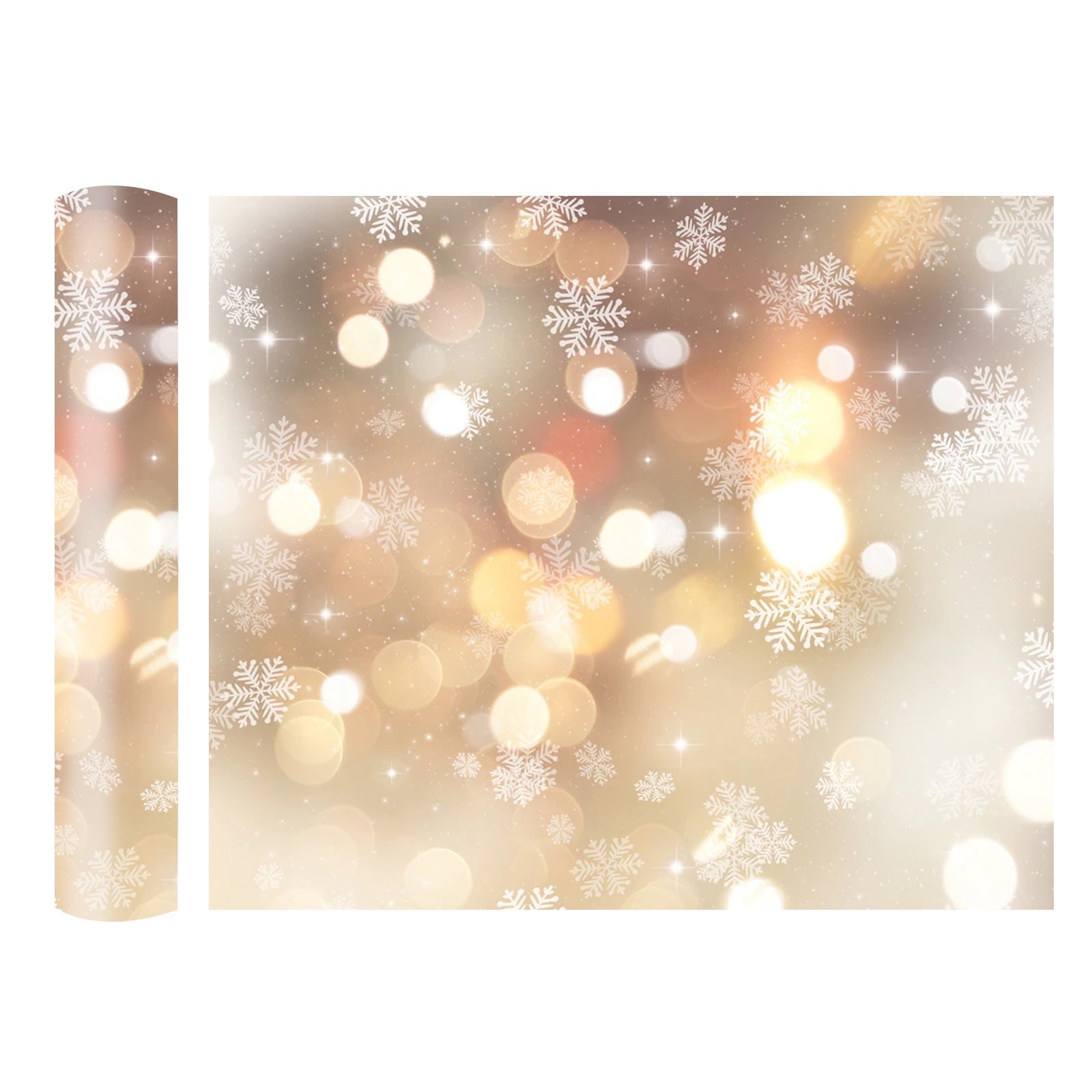 BINGLI Christmas Winter Snowflake Pattern Heat Transfer Vinyl Rainbow ...