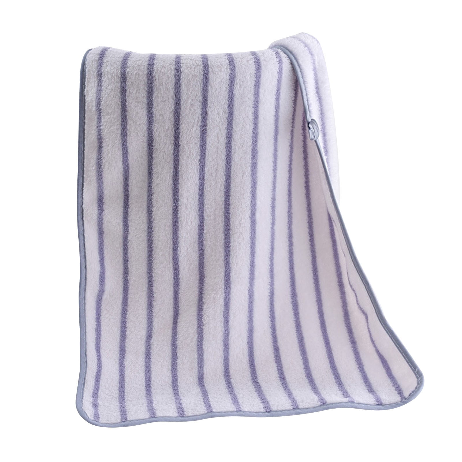 BINGLI Coral Velvet Towel 𝐒𝐨𝐟𝐭 Absorbent Face Towel Cation Stripe Floor ...