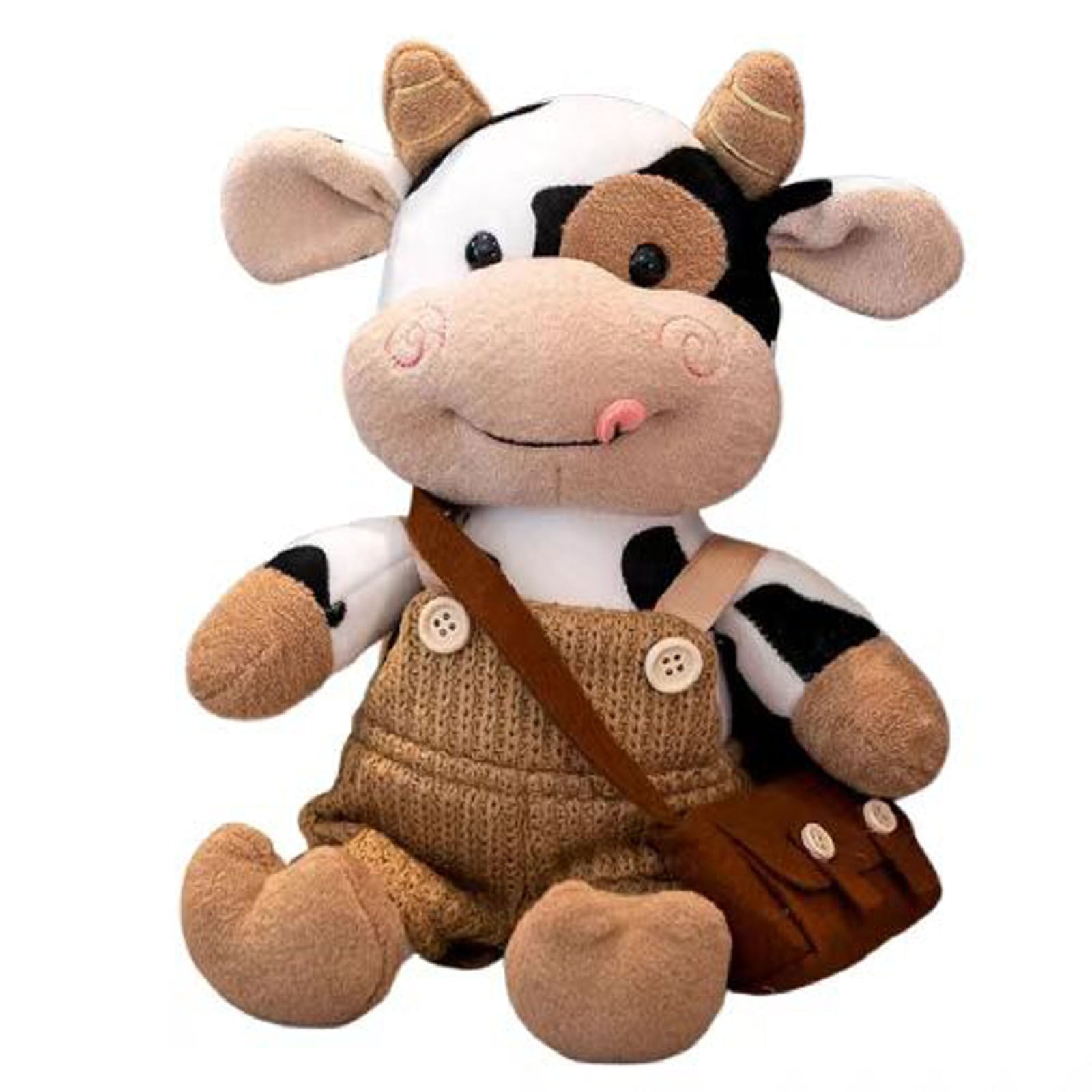 BINGLI Cute Cow Stuffed Animals Toy, 11.8 Inch Soft Cow Plush Toys ...