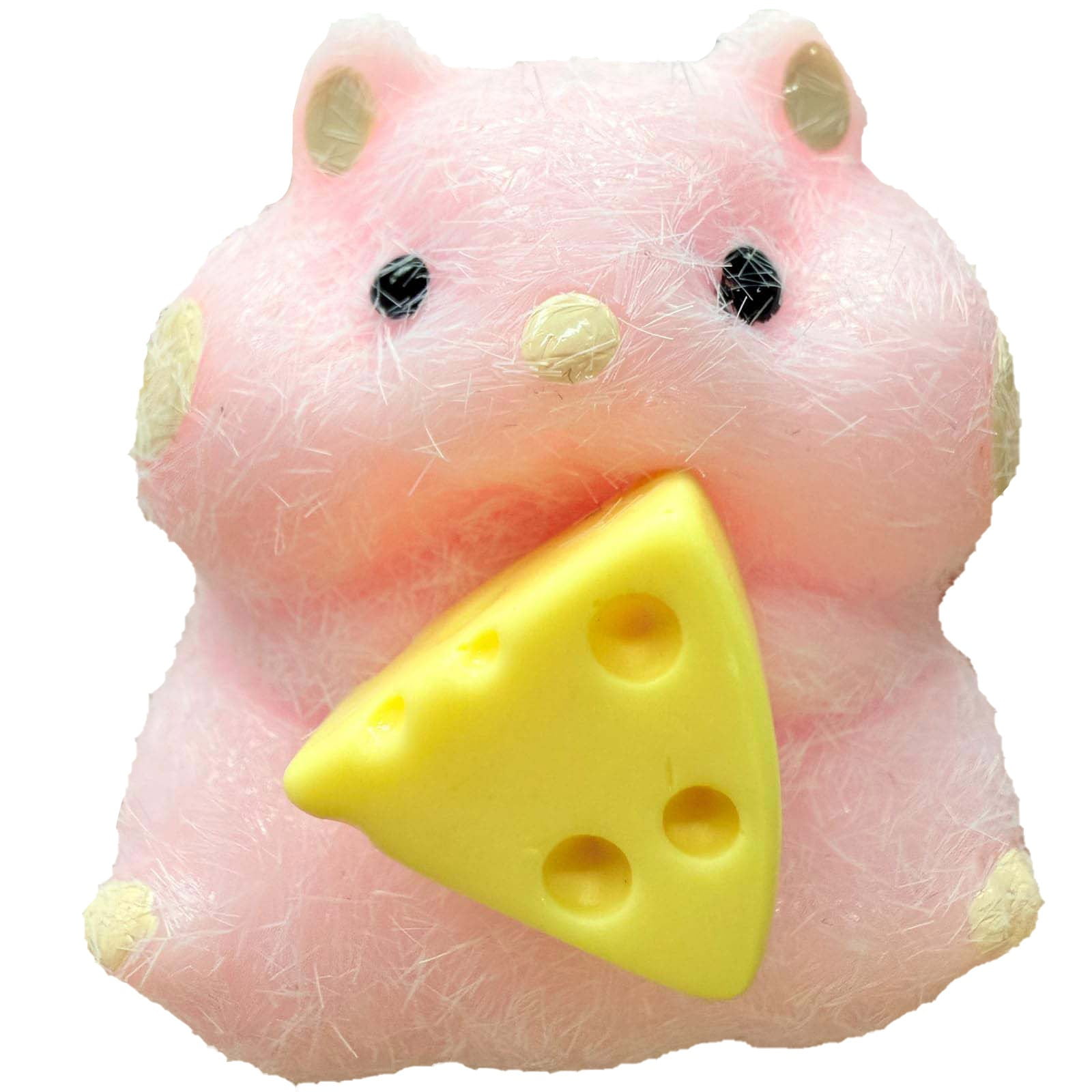 BINGLI Cute Silicone Hamster Stress Relief Toy - Pocket Sized Sensory ...