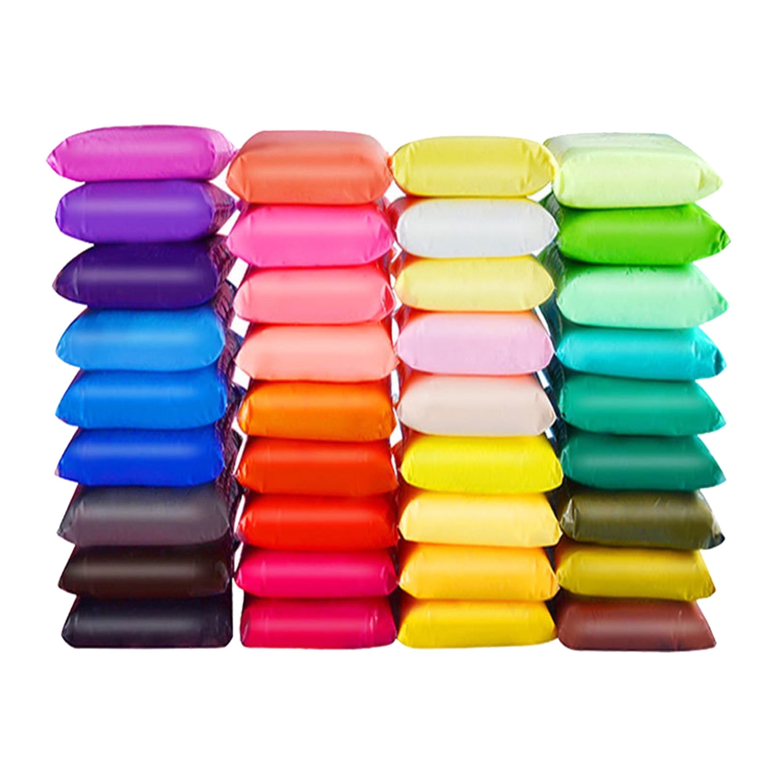 BINGLI DIY Kits for Kids 24Pcs Soft Clay Fluffy Foam Supplies DIY Baby ...