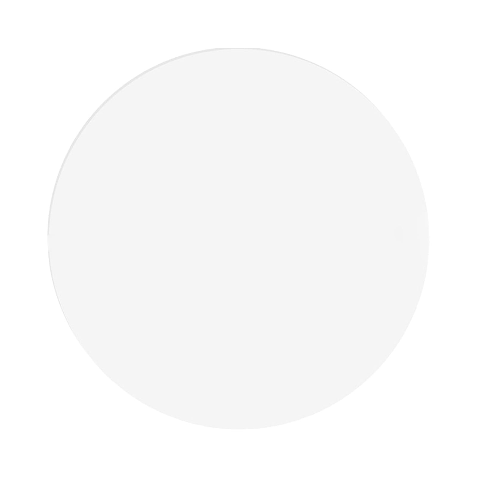 BINGLI Decorative Acrylic Round Display Riser, Clear Waterproof Stand ...