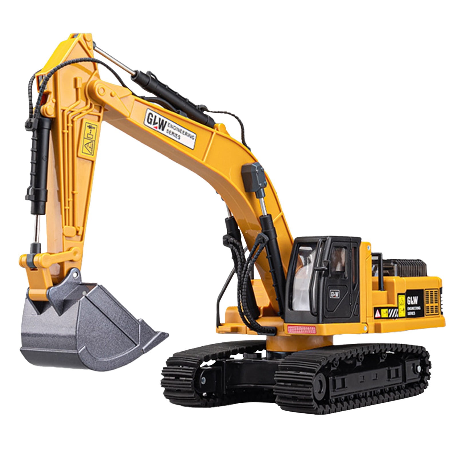 BINGLI Die-cast Excavator Backhoe Front Loader Truck 1/40 Metal ...