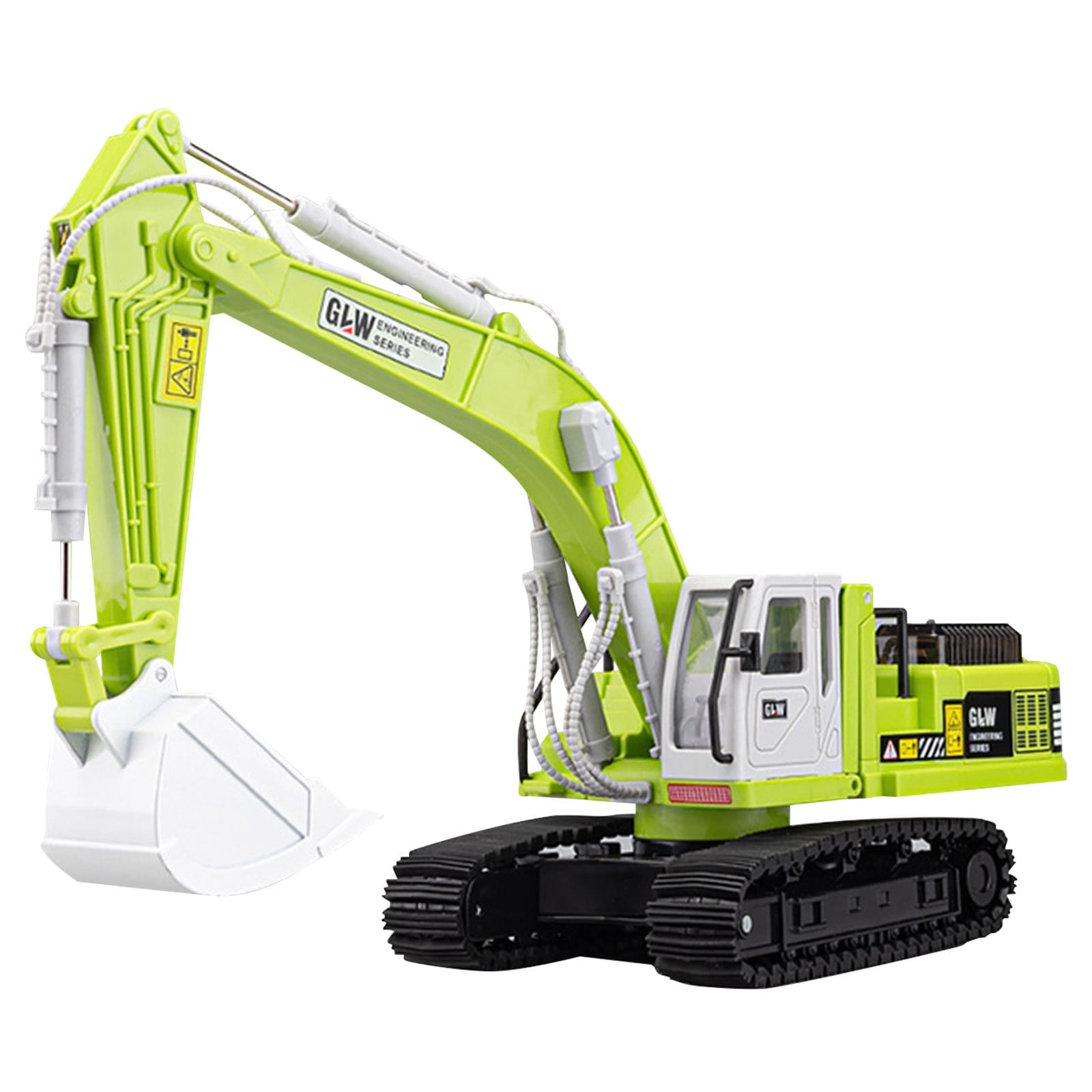 BINGLI Die-cast Excavator Backhoe Front Loader Truck 1/40 Metal ...