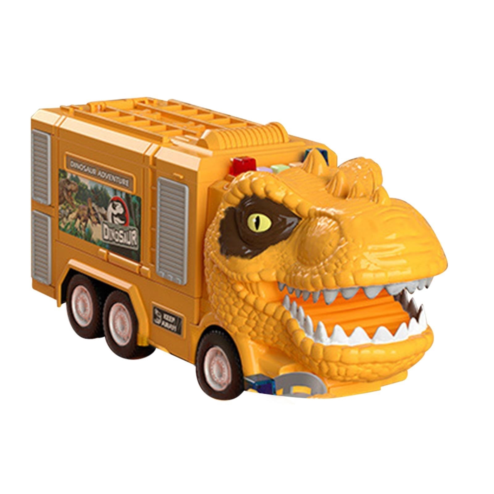 BINGLI Dinosaur Transformation Engineering Truck Track Toy Set Extra ...