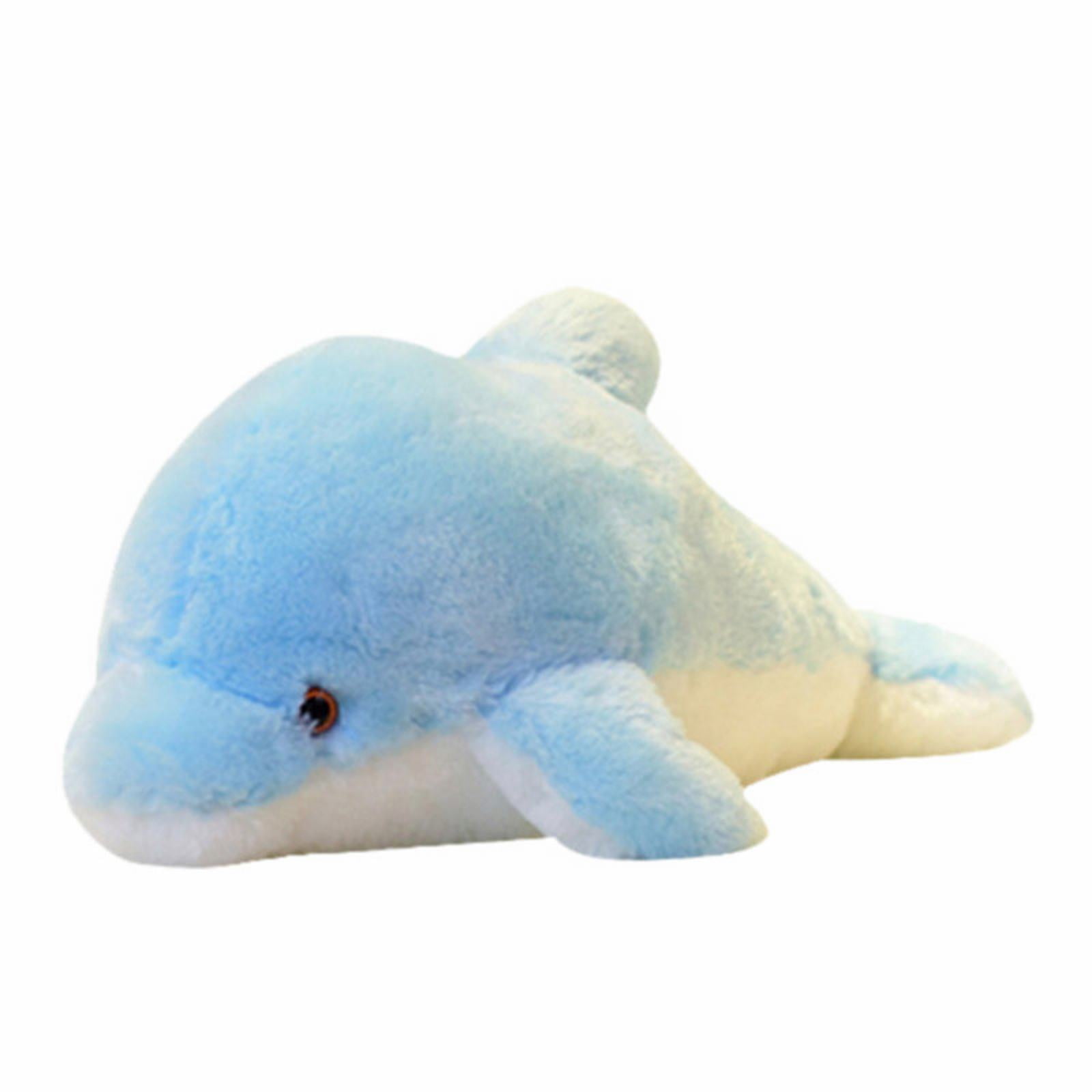BINGLI Dolphin Inductive Plush Toy Lights Up To Accompany You To Sleep ...