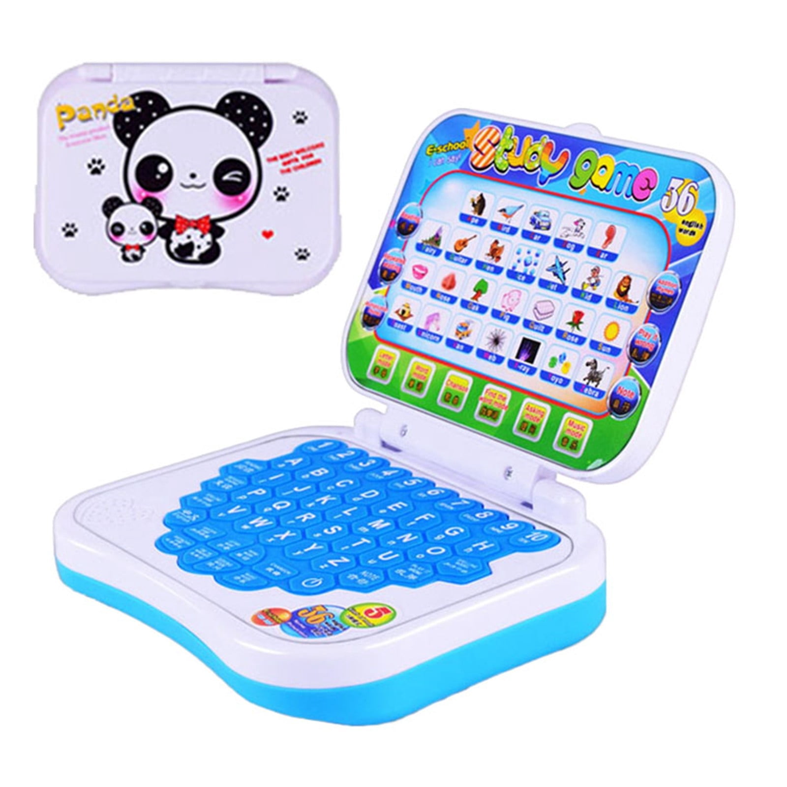 BINGLI English Small Talking Laptop Toy for Kids 2 3 4 Years Old, Learn ...