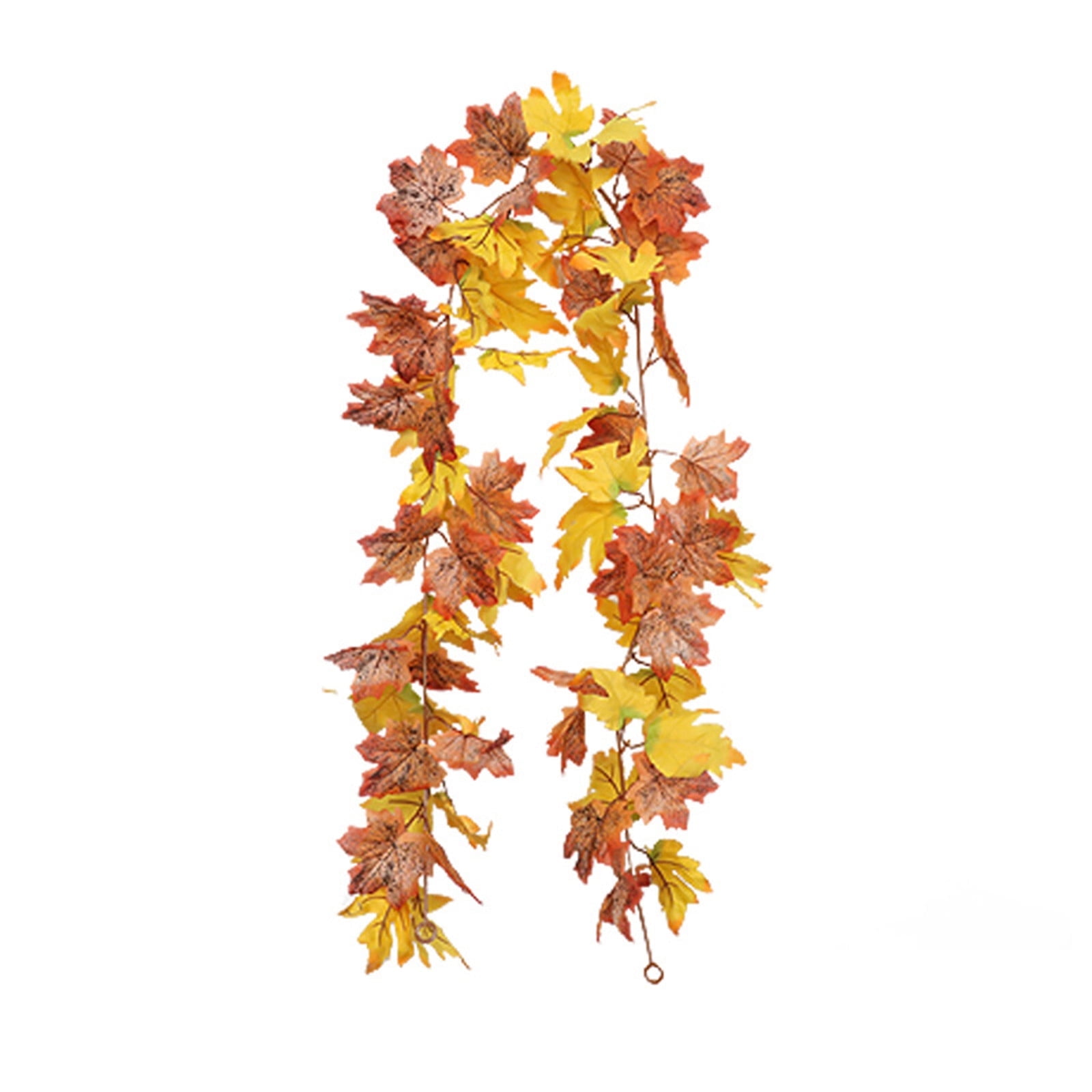 BINGLI Fall Decoration Festival Maple Leaf Rattan Decoration Christmas ...