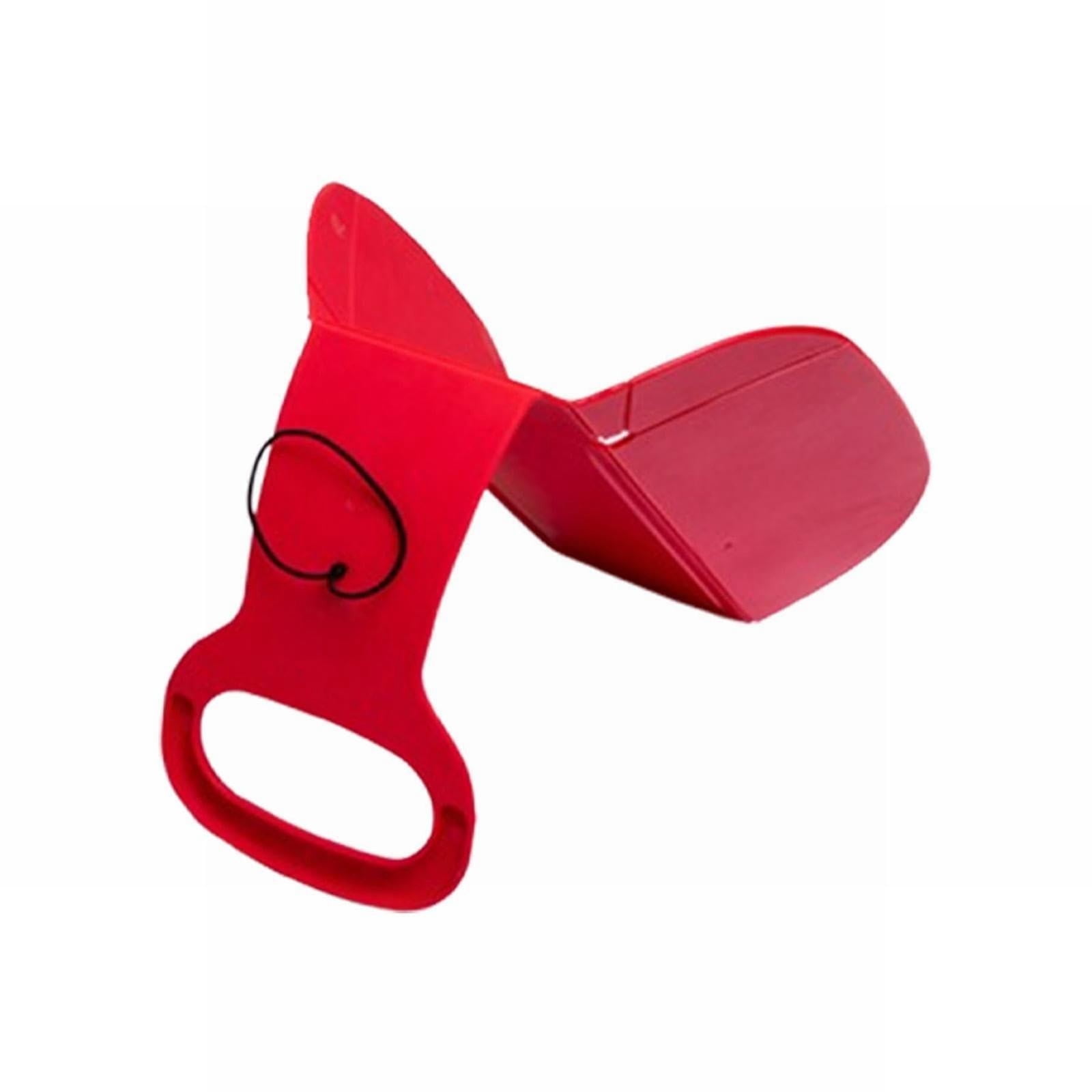 BINGLI Fold-Up Ski Scooter, Snowboard with Handlebar, Winter Toys Snow ...