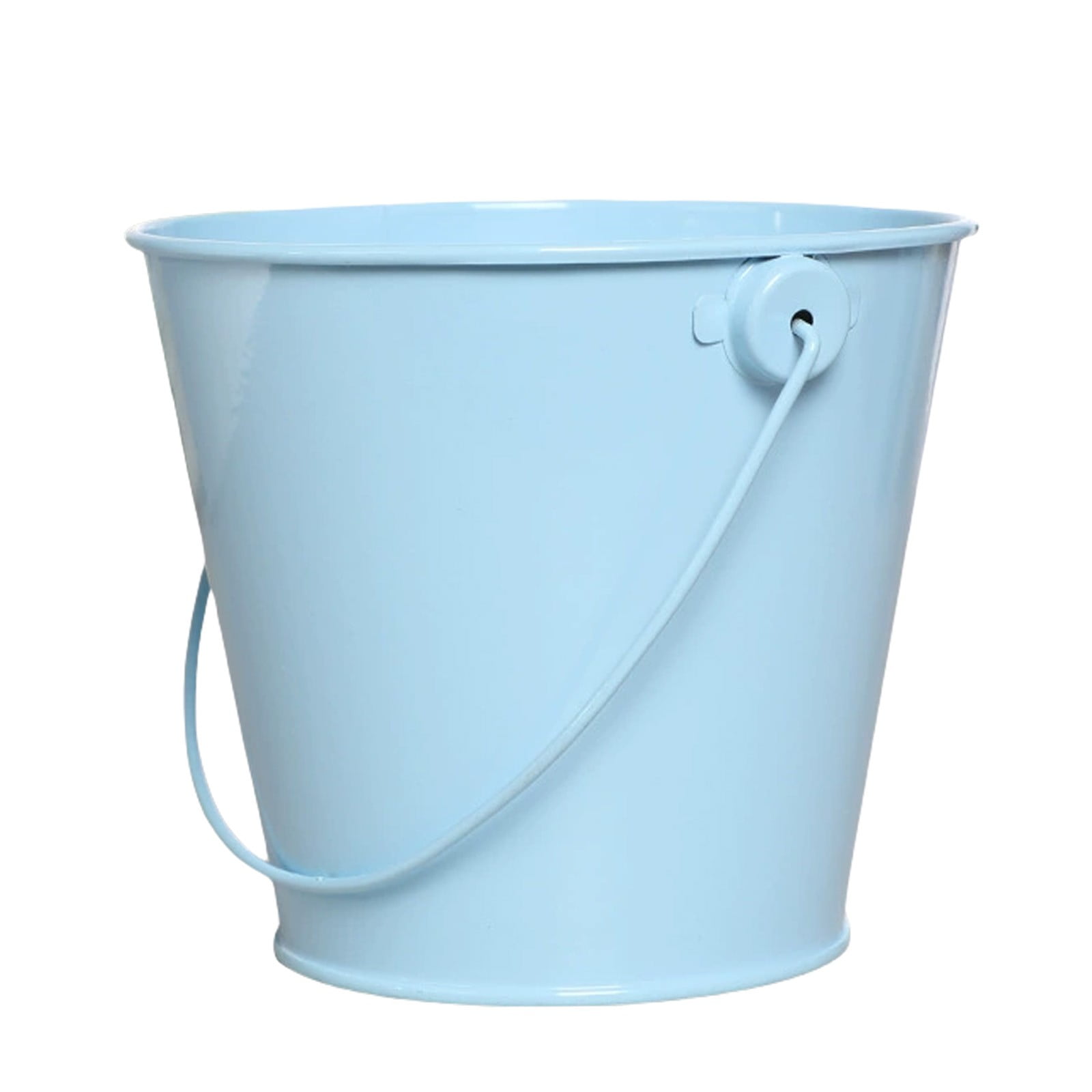 BINGLI Galvanized Metal Bucket with Handle - Multi-Use Plant Pot ...