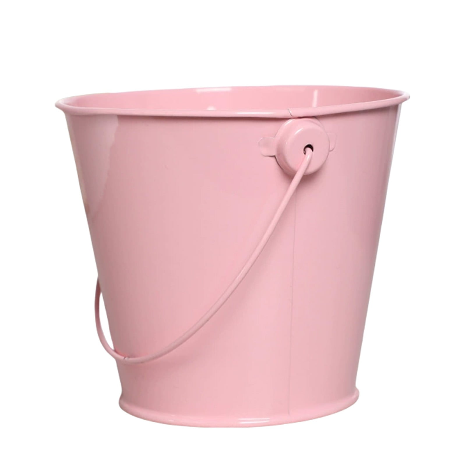 BINGLI Galvanized Metal Bucket with Handle - Multi-Use Plant Pot ...