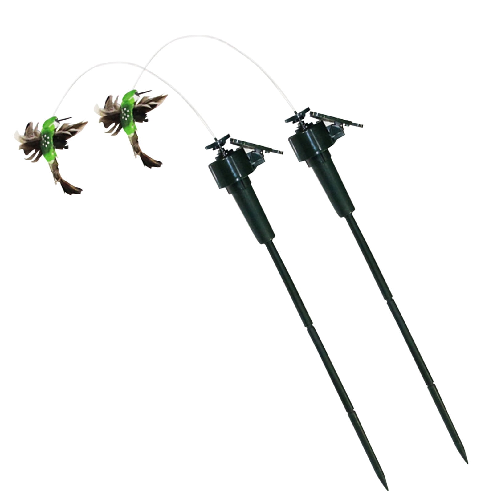 BINGLI Garden Decor Solar Dancing Hummingbird Solar/Battery Powered ...