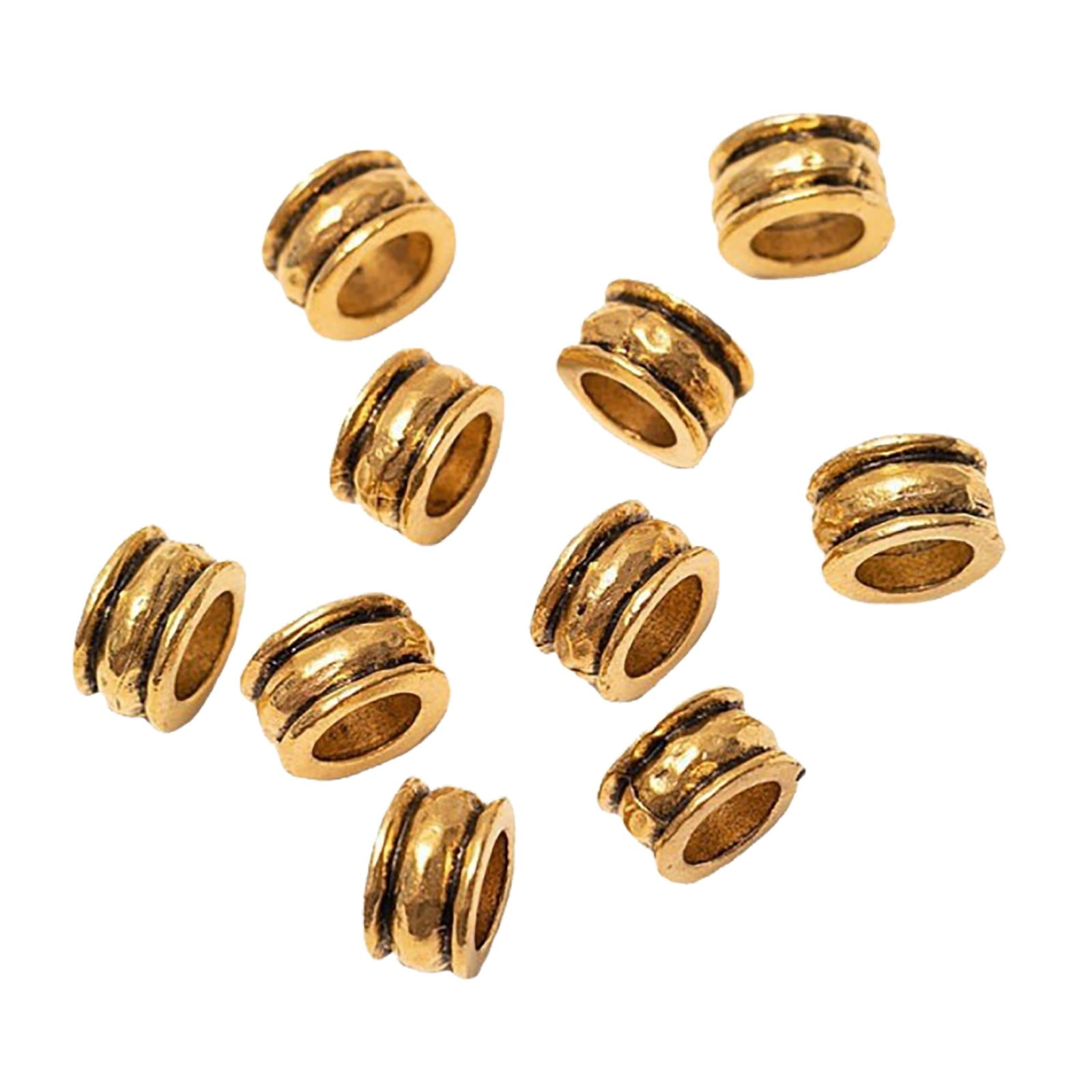 BINGLI Hair Tube Beads Mini Hair Braiding Beads For Beards For Braids ...