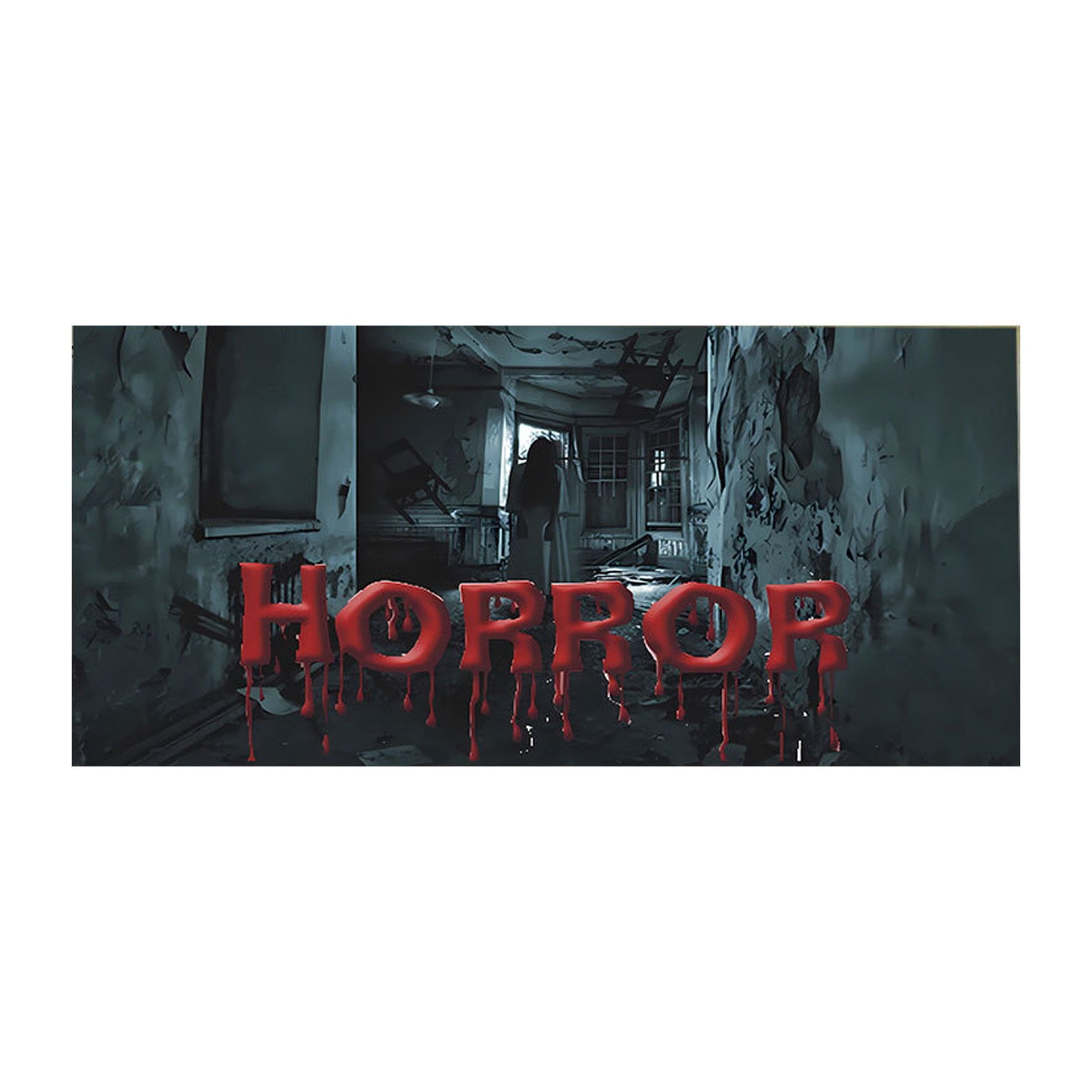 BINGLI Hallo-ween Garage Door Decorations Banner 7 X 16 Ft Movie ...