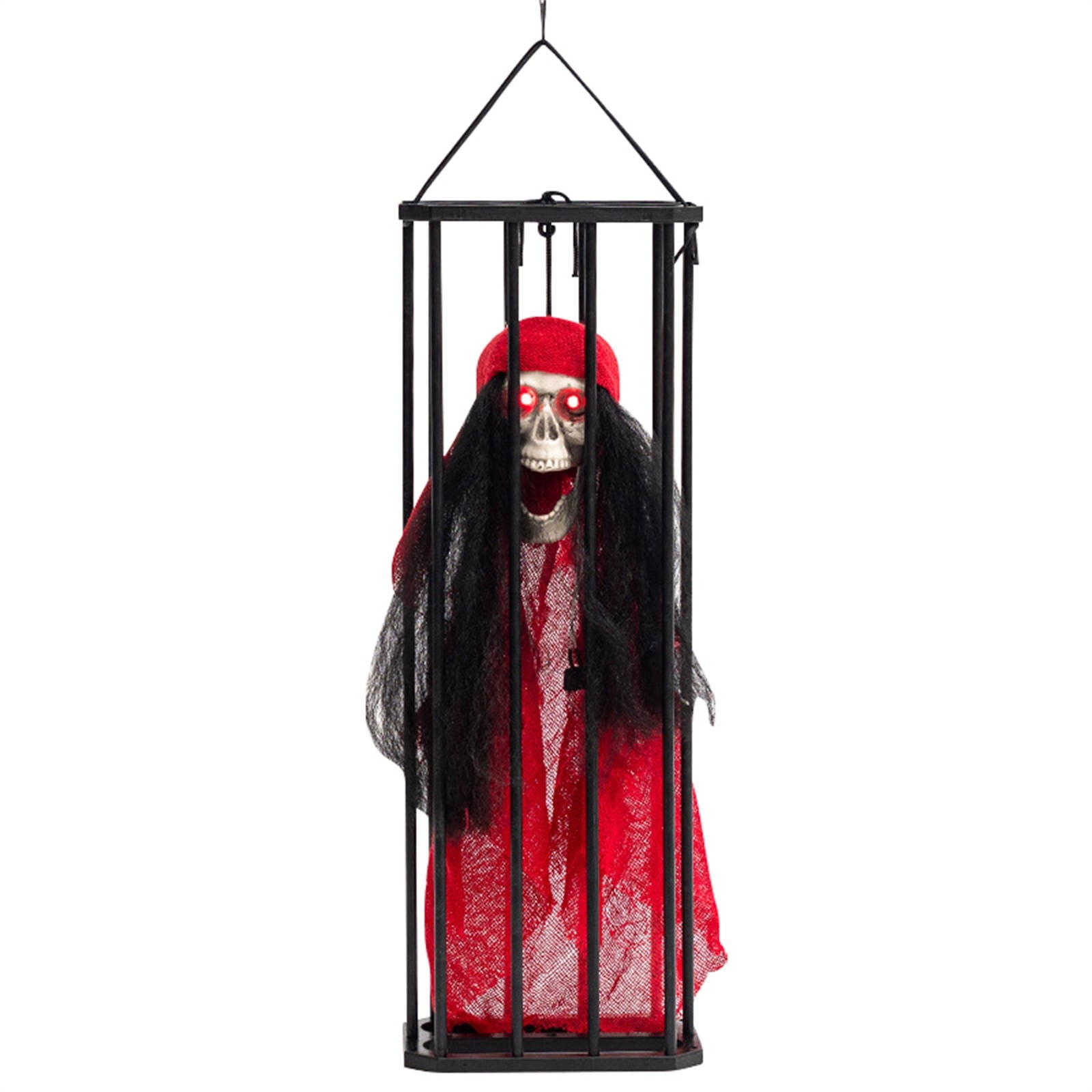BINGLI Halloween Screaming Animated Hanging Decorations, Halloween ...