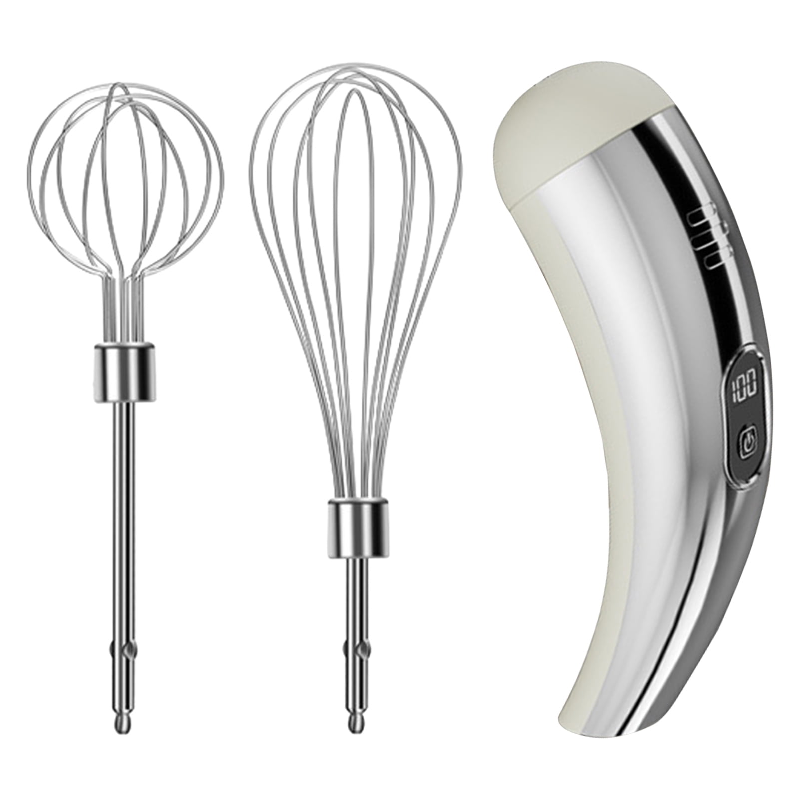 BINGLI Handheld Electric Egg Beater, USB Rechargeable Hand Mixer with ...