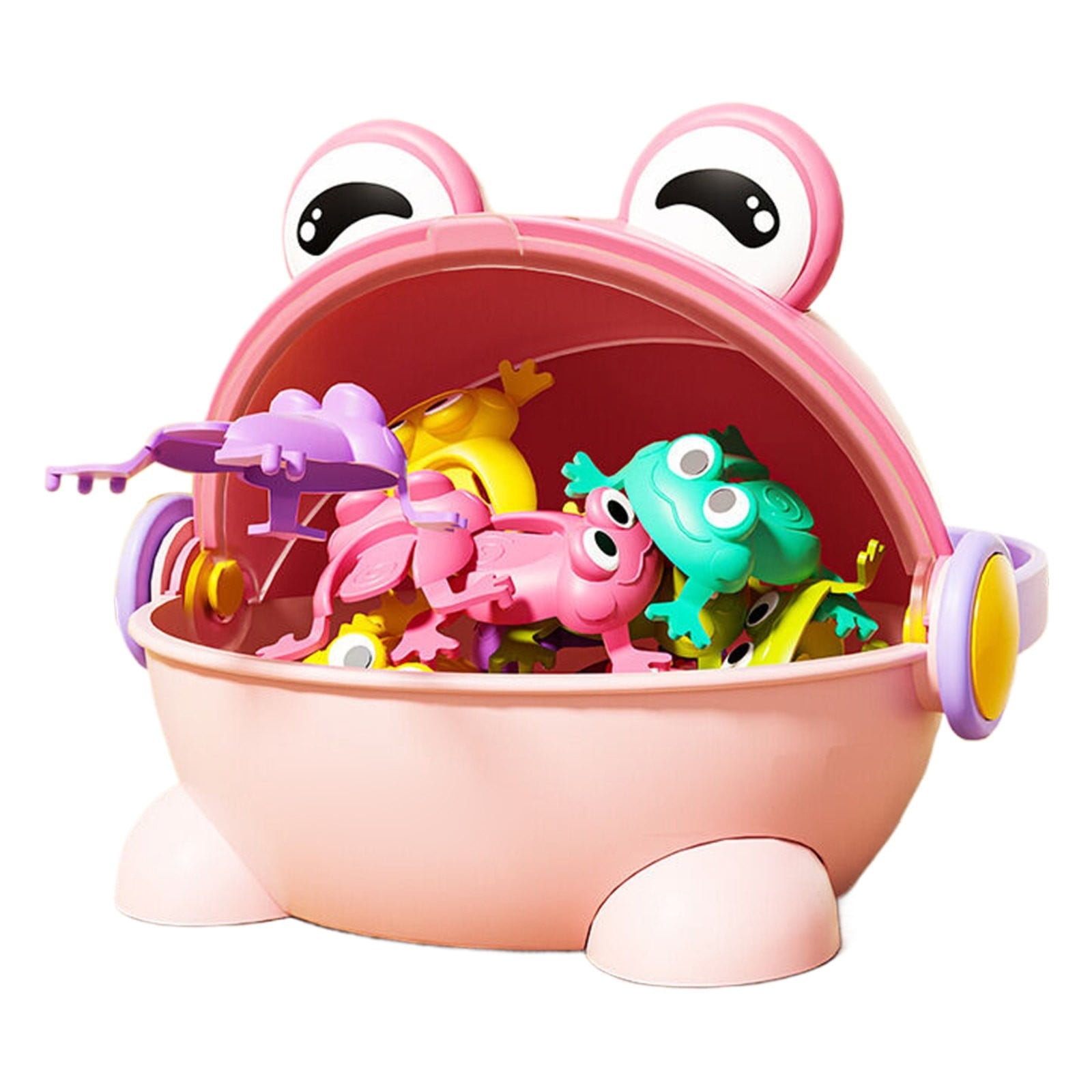 BINGLI Jumping Frog Toy Kid - Interactive Frog Toy, Frog Flinging Toy | Assorted Colors Finger ...