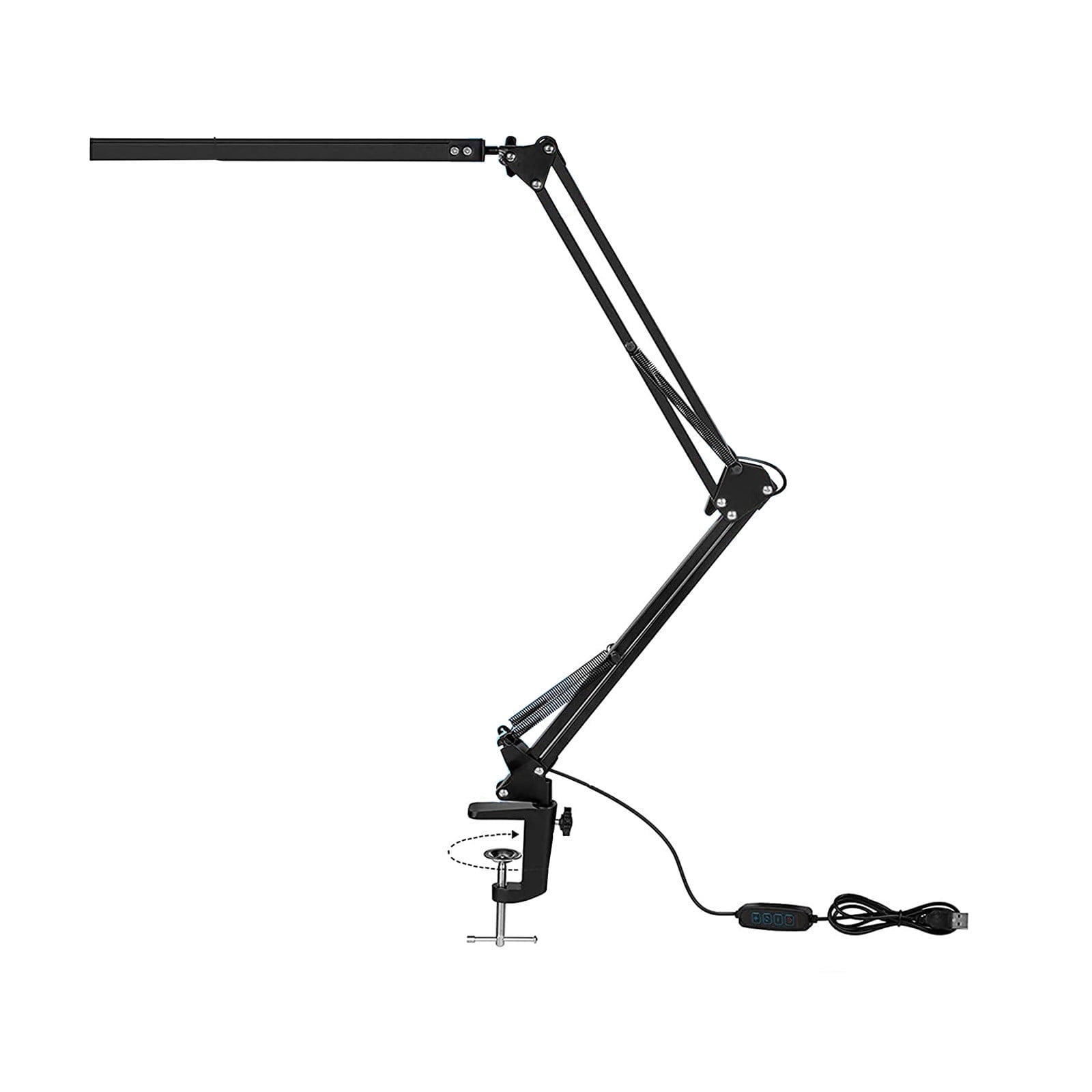 BINGLI LED Desk Lamp with Clamp 3 color Architect's Lamp with Swivel ...