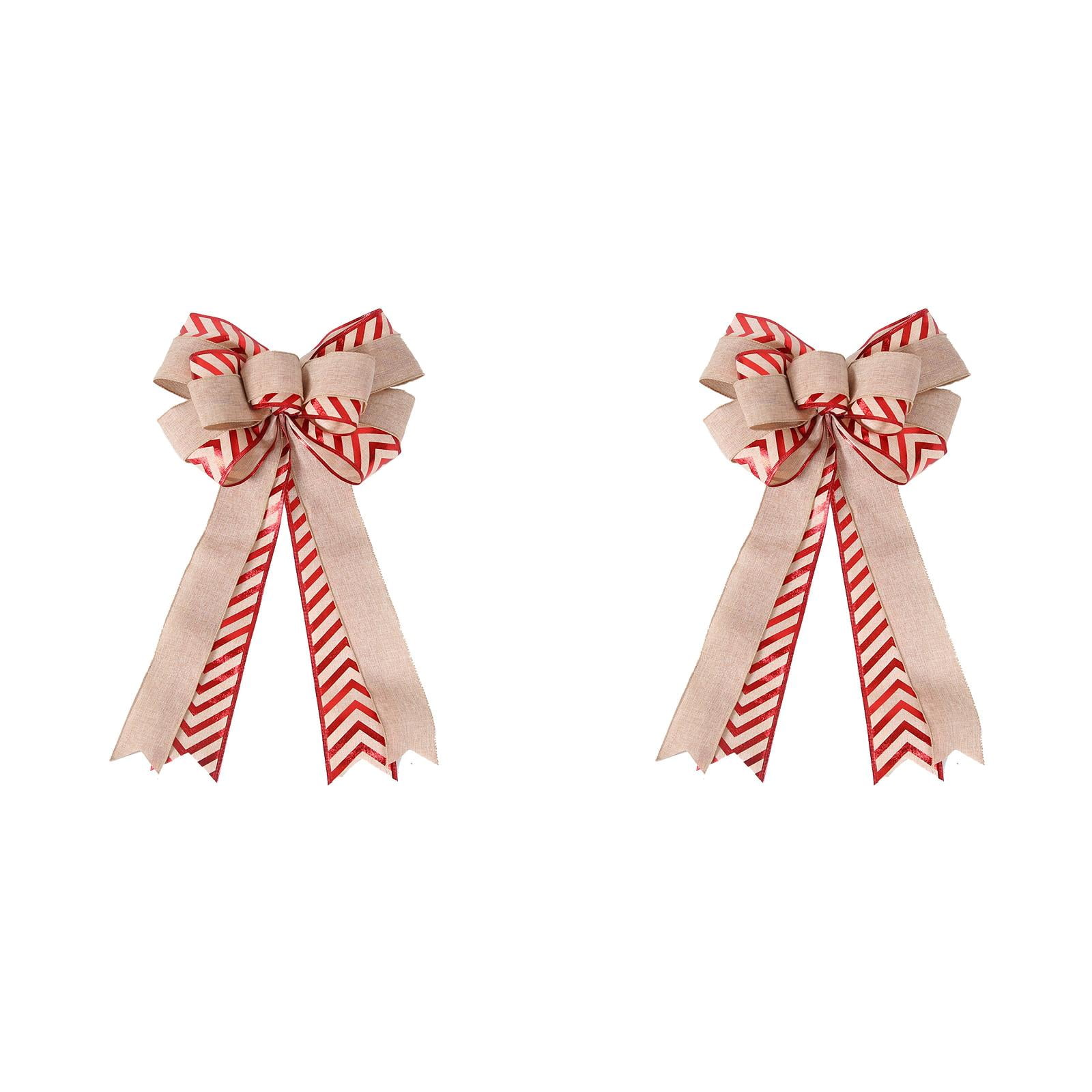 BINGLI Large Thanksgiving Fall Bows for Wreath Bow Tree Topper Bow for ...