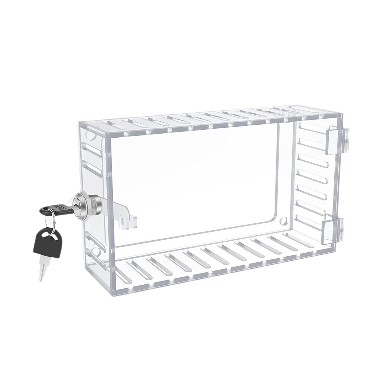 BINGLI Large Thermostat Lock Box Cover with Key, Clear Thermostat Cover ...
