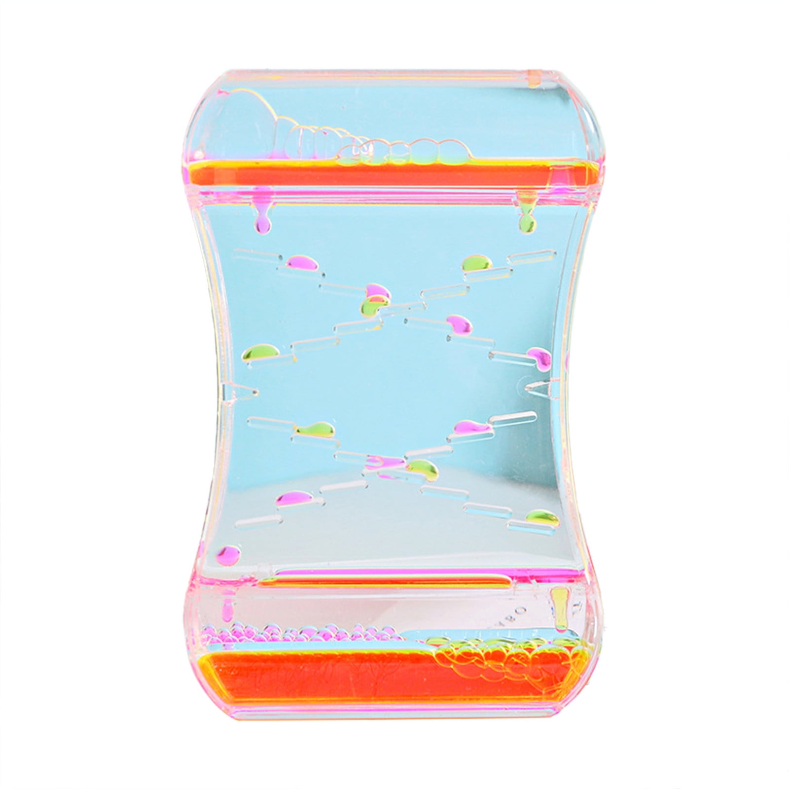 BINGLI Learning Toys Funnel Slide Shaped Liquid Motion Bubble Machine ...