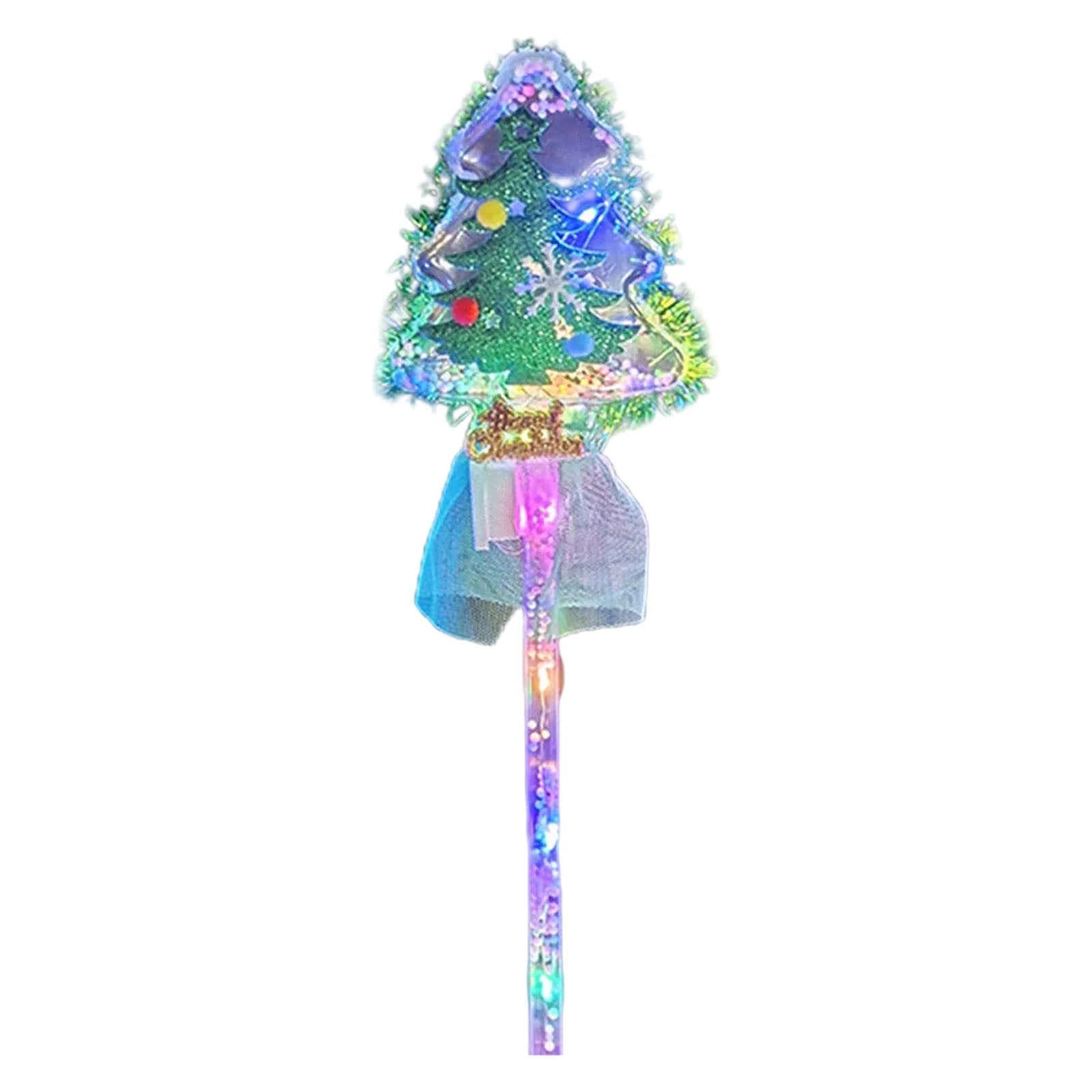 BINGLI Light Up Christmas Tree Wand for Kids, Magic Wand with Flashing ...